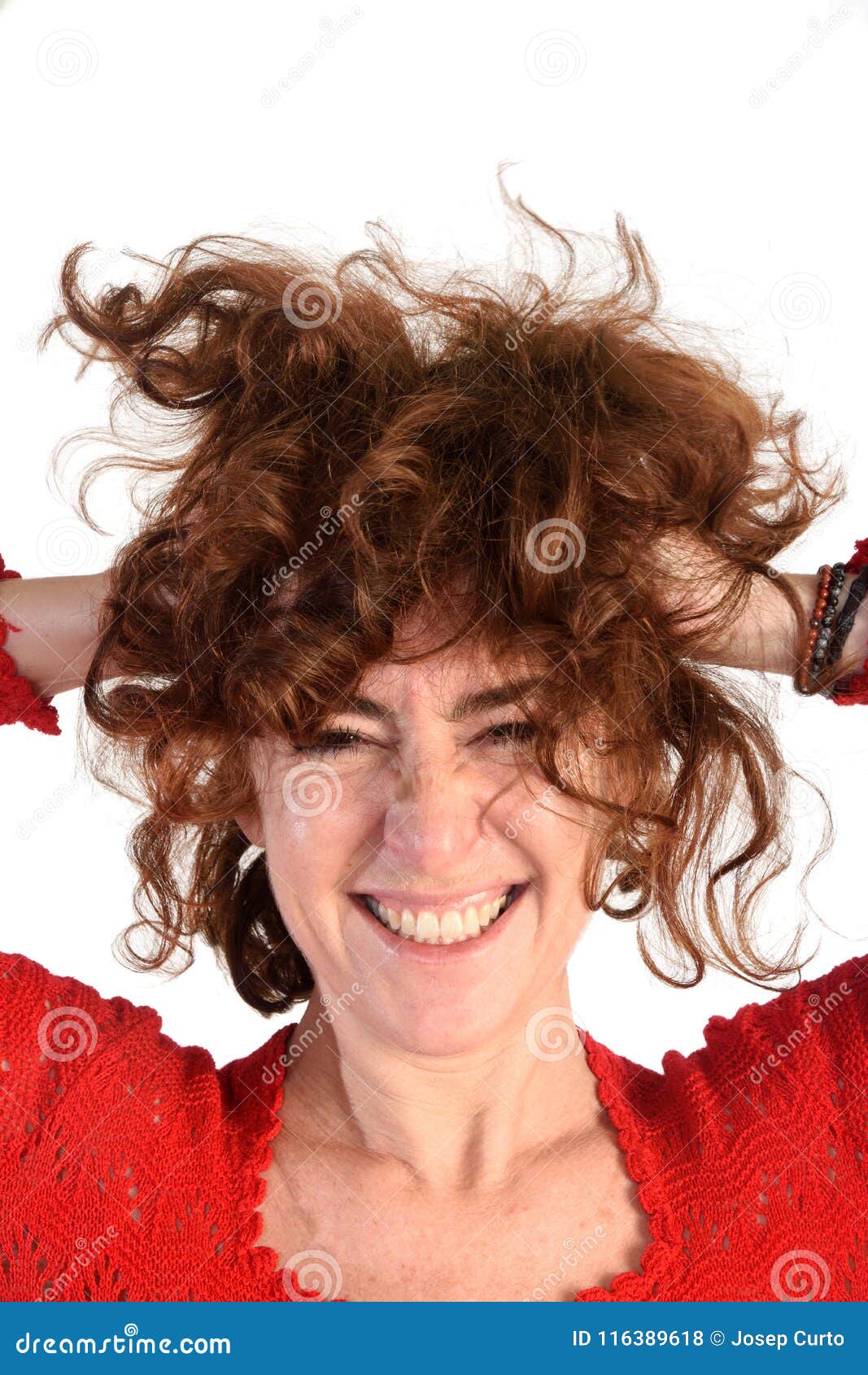 Woman who disheveled, stock photo. Image of angry, depressed - 116389618