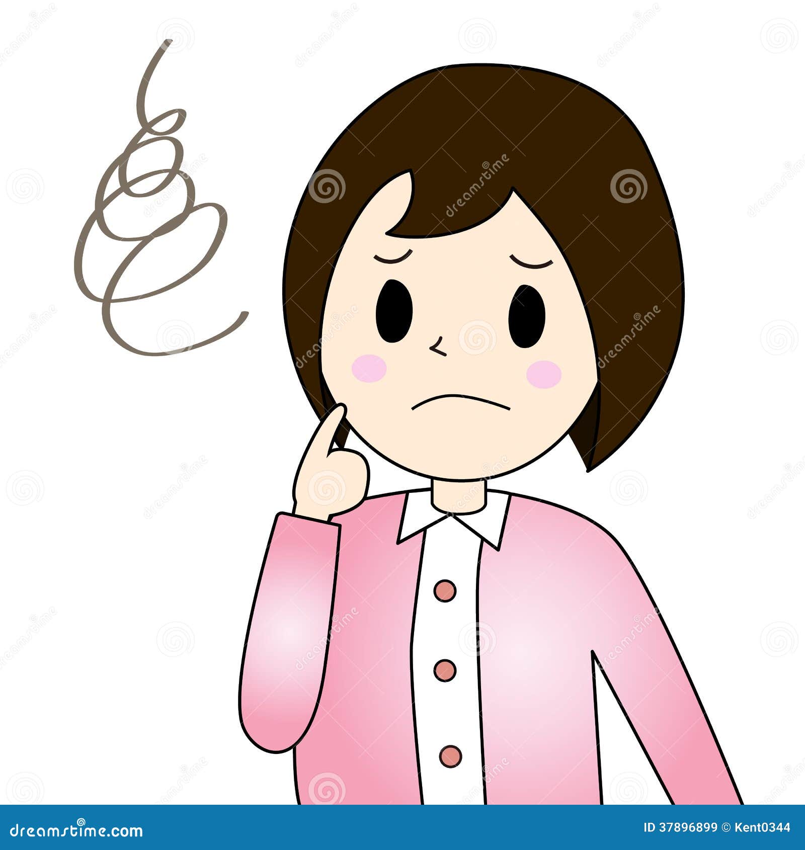 Woman Worries Stock Illustrations – 855 Woman Worries Stock ...
