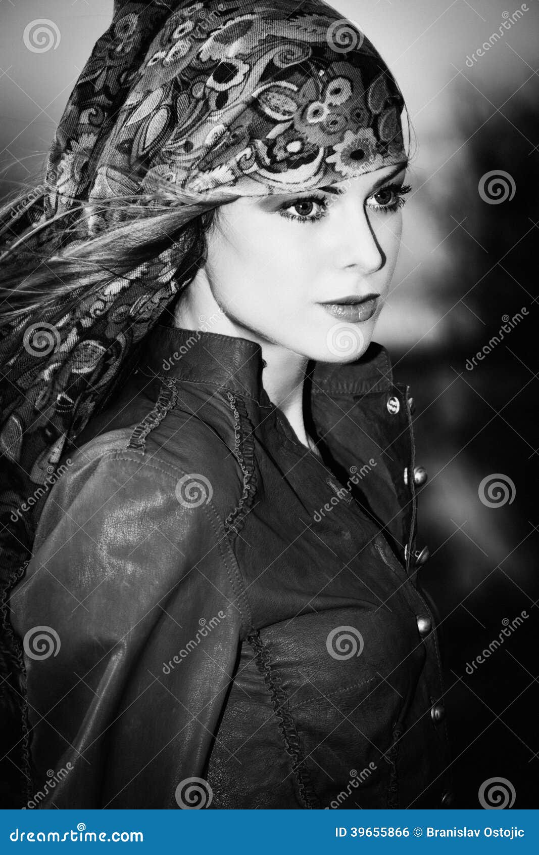Woman in the wind stock photo. Image of beautiful, young - 39655866