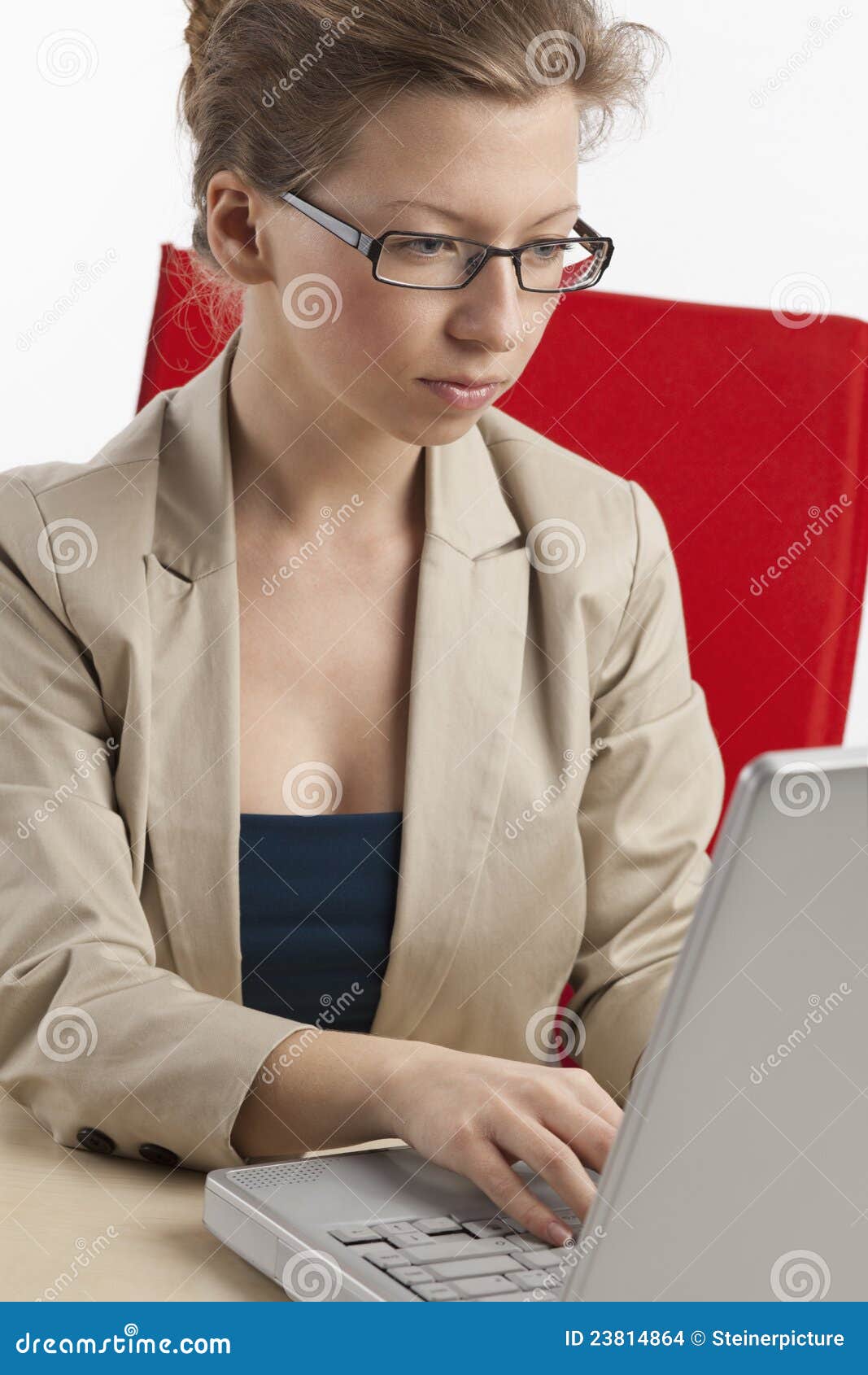 Woman at work stock photo. Image of appealing, busy, everyday - 23814864