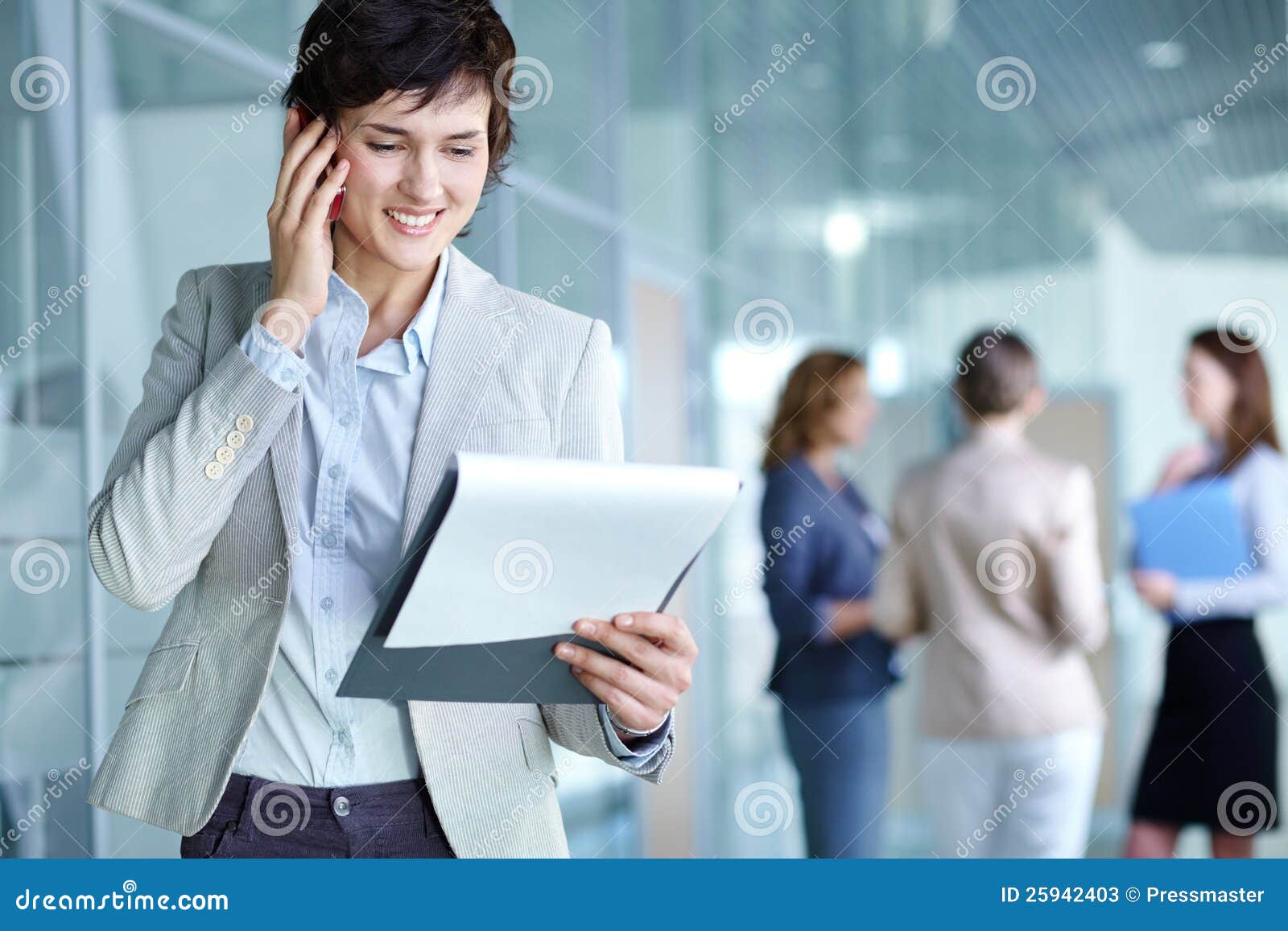 Woman at work stock image. Image of career, consulting - 25942403