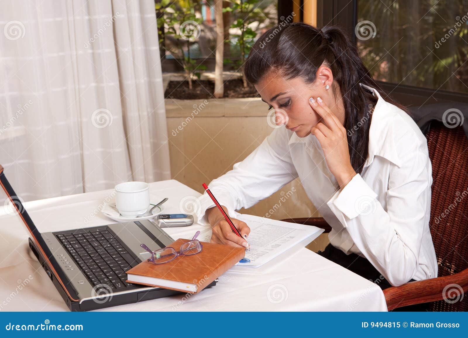 Woman work stock image. Image of girl, businesspeople - 9494815