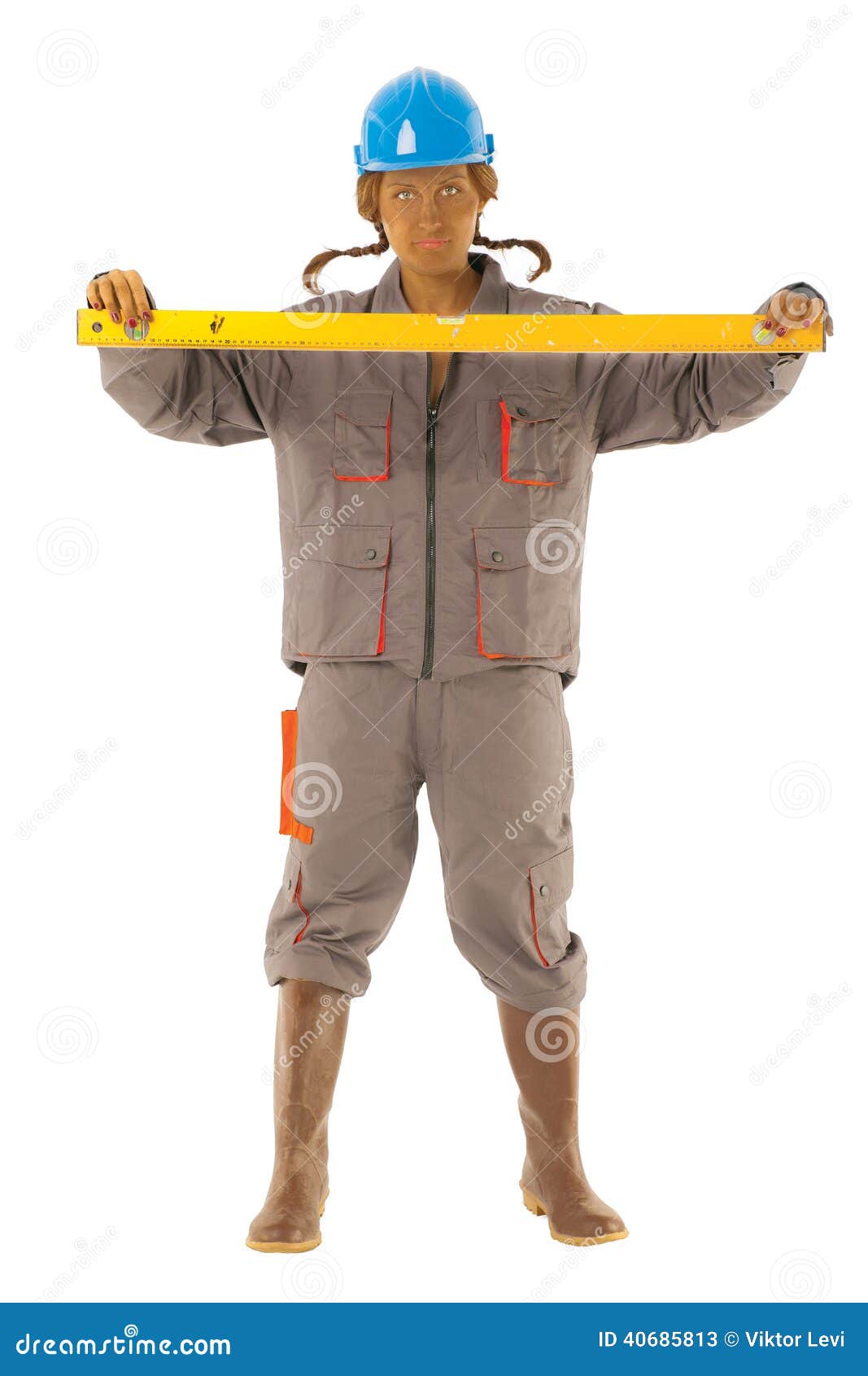 Woman worker level stock image. Image of professional - 40685813