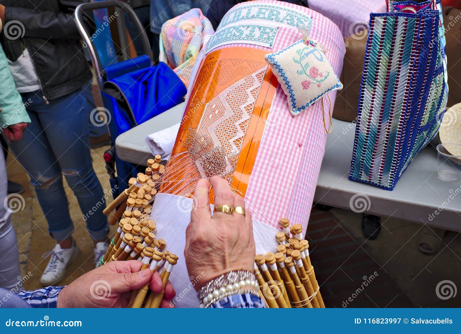 Difficult Crafts Work of Haberdashery Crafts Stock Image - Image of ...
