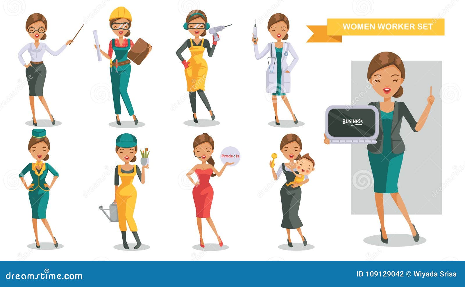 Woman work stock vector. Illustration of design, gardeners - 109129042 Woman work stock vector. Illustration of design, gardeners - 109129042