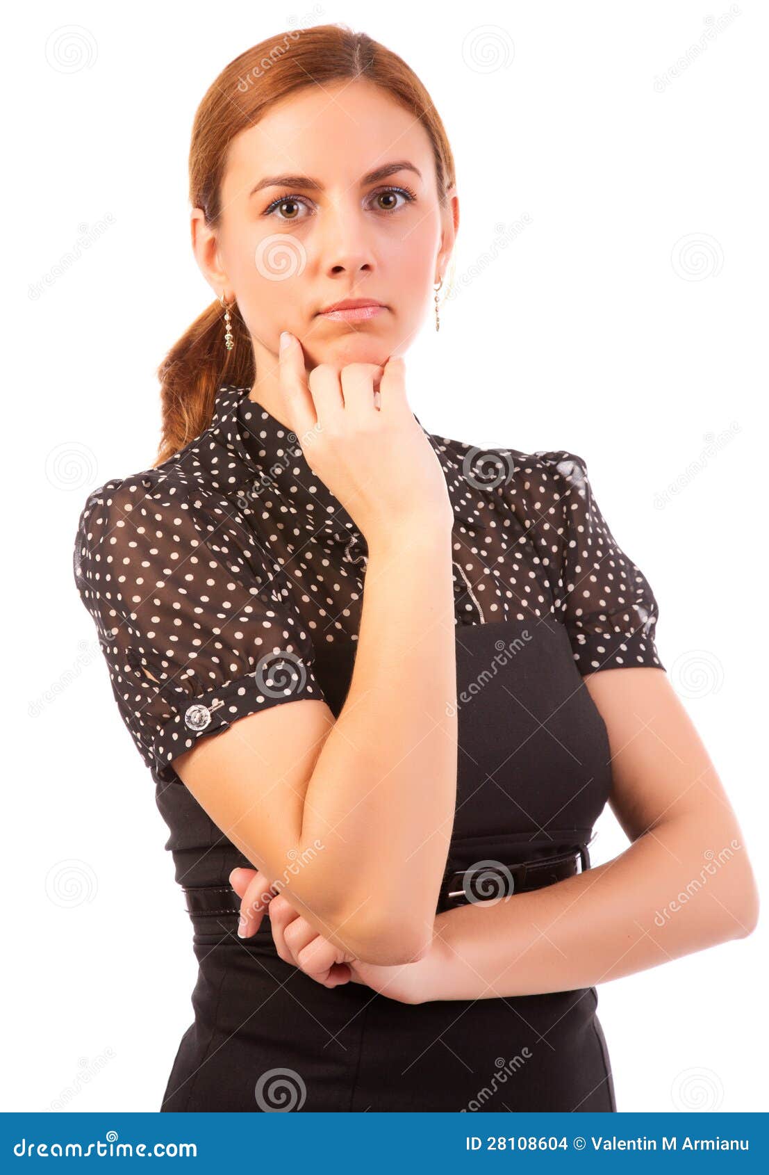 Woman worrying stock photo. Image of business, caucasian - 28108604