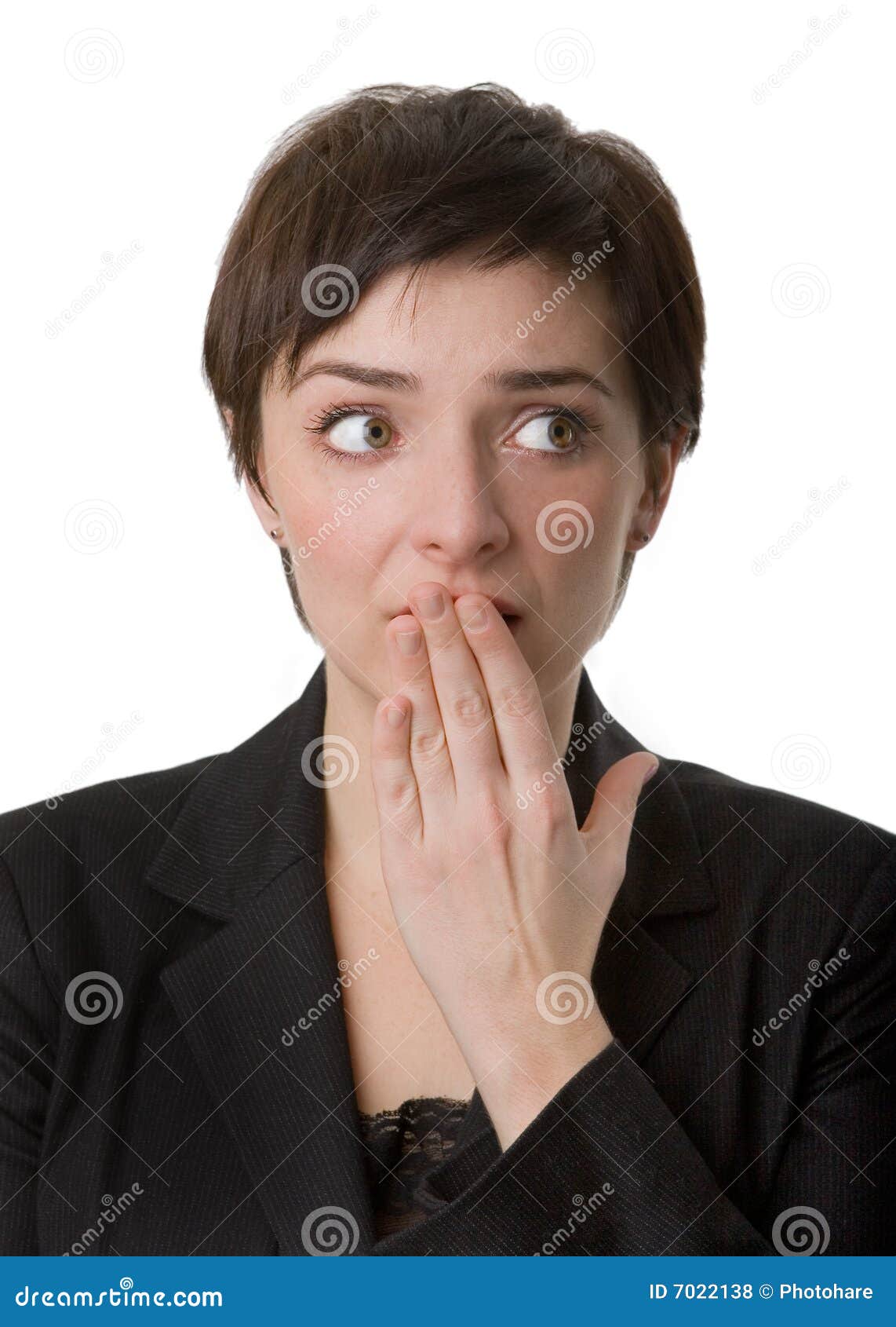 Woman worrying stock photo. Image of worry, eyes, secretary - 7022138