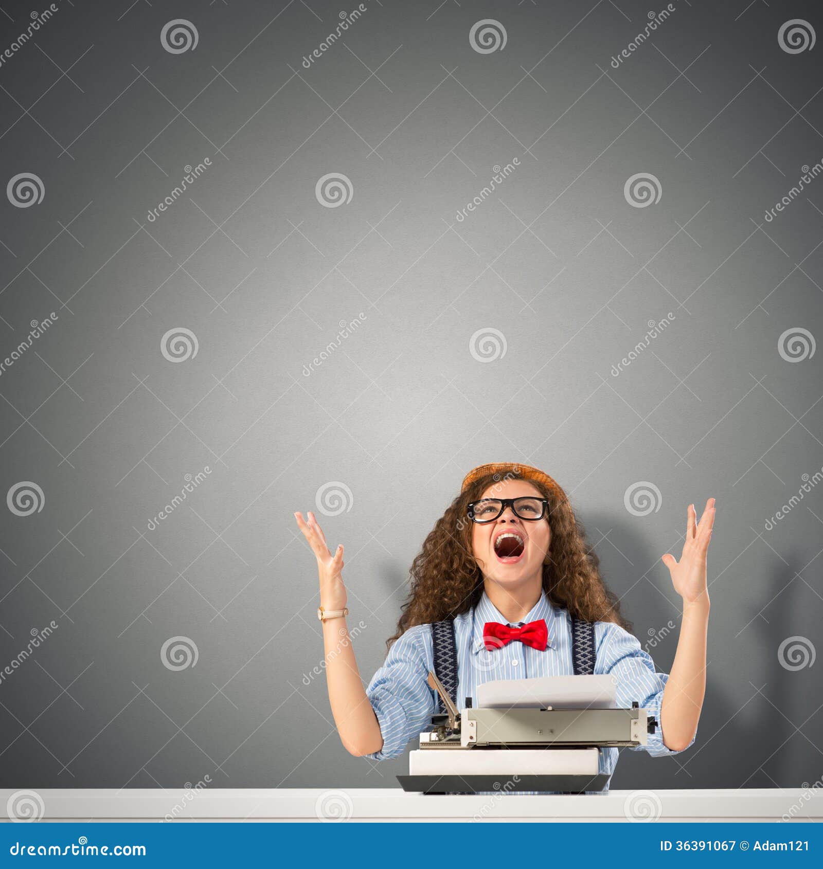 Woman writer stock image. Image of intelligence, caucasian - 36391067