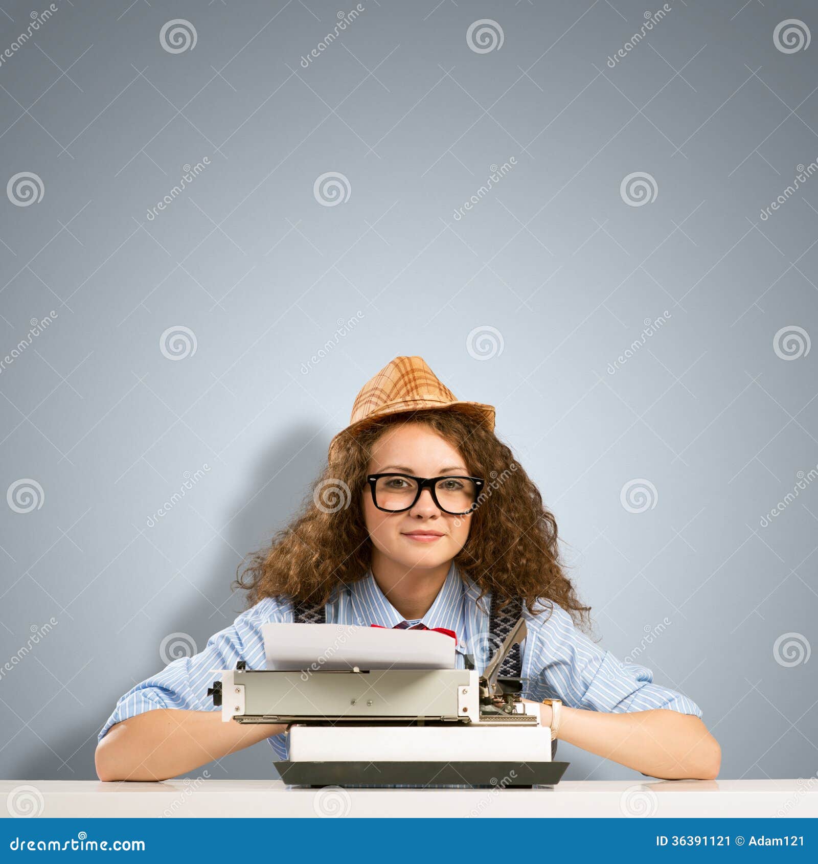 Woman writer stock image. Image of caucasian, business - 36391121