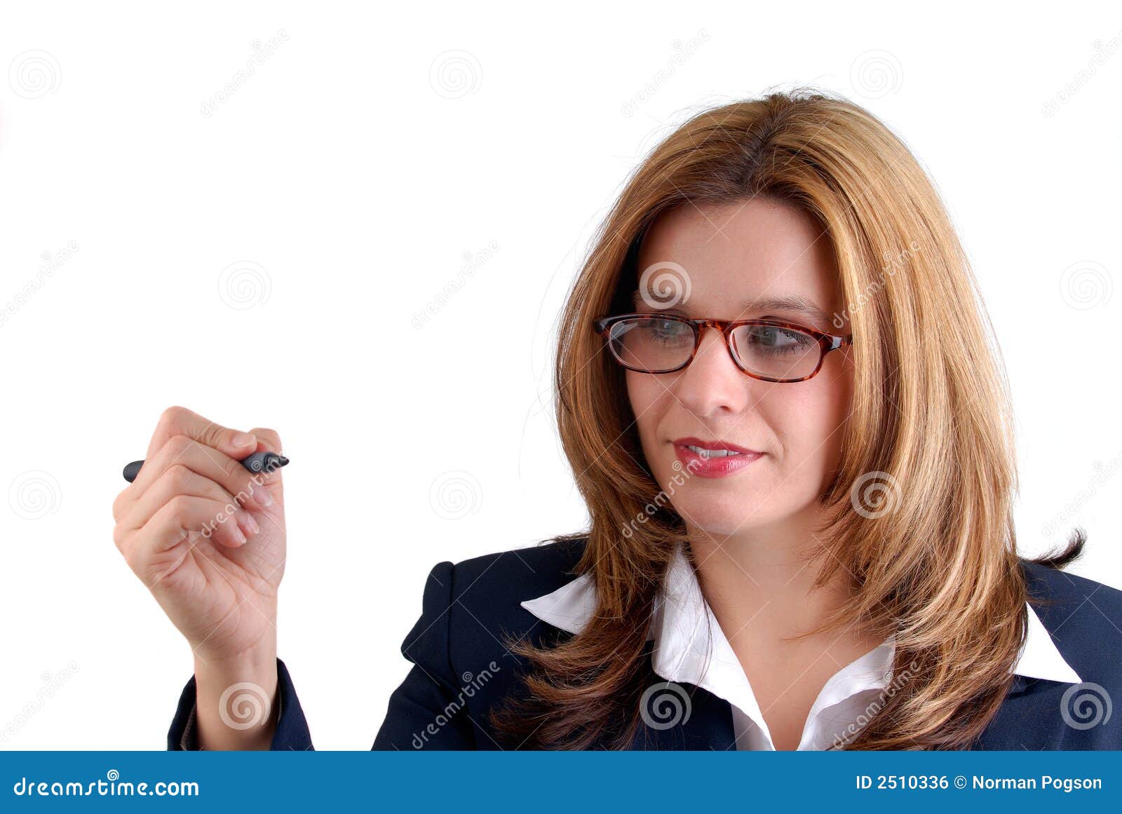 Woman Writing stock photo. Image of company, blonde, hand - 2510336