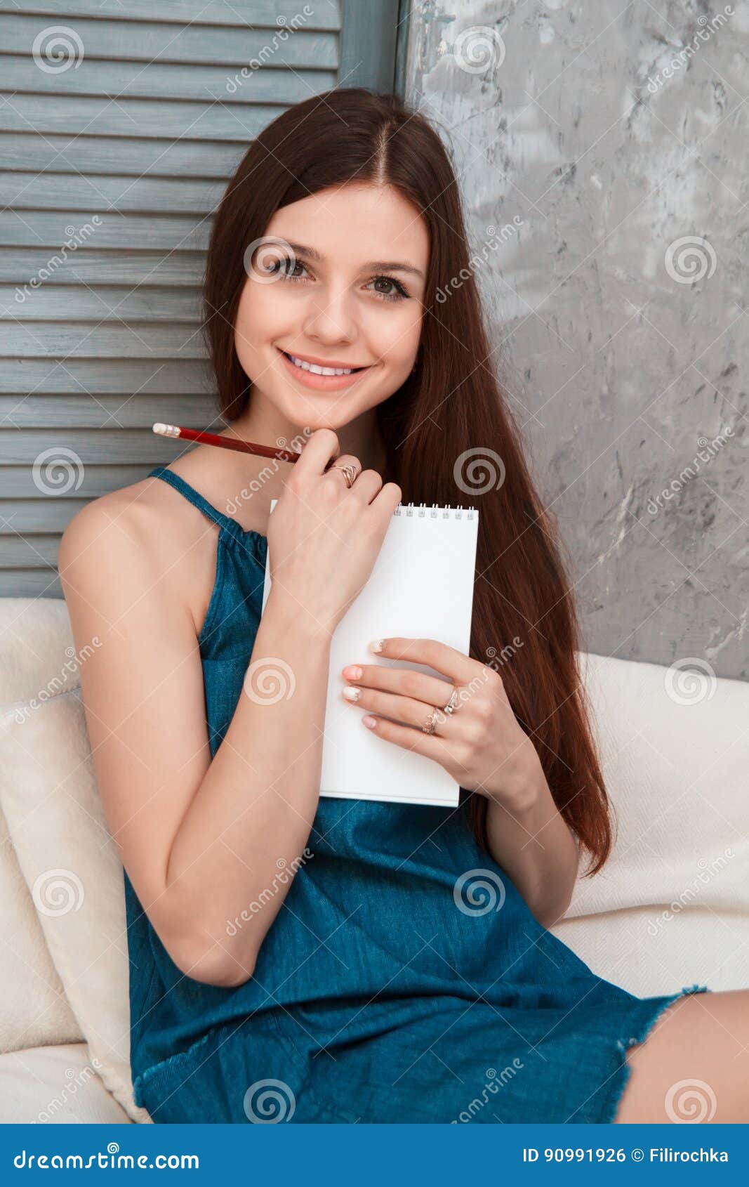 Woman Writing Note in Notebook Stock Photo - Image of handwriting ...
