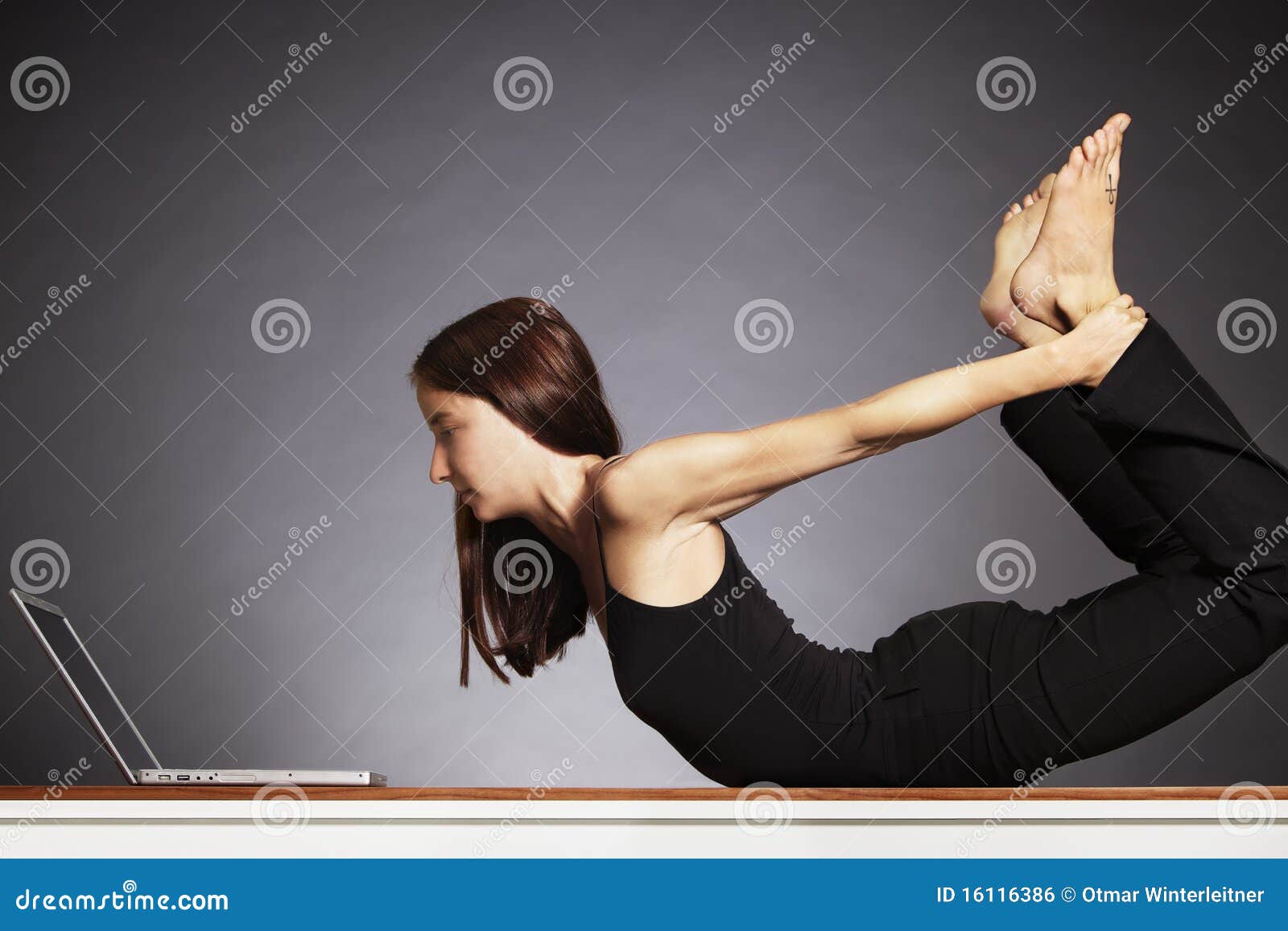 Laptop Backlit Keyboard Detail With Power Button Stock Photo ...