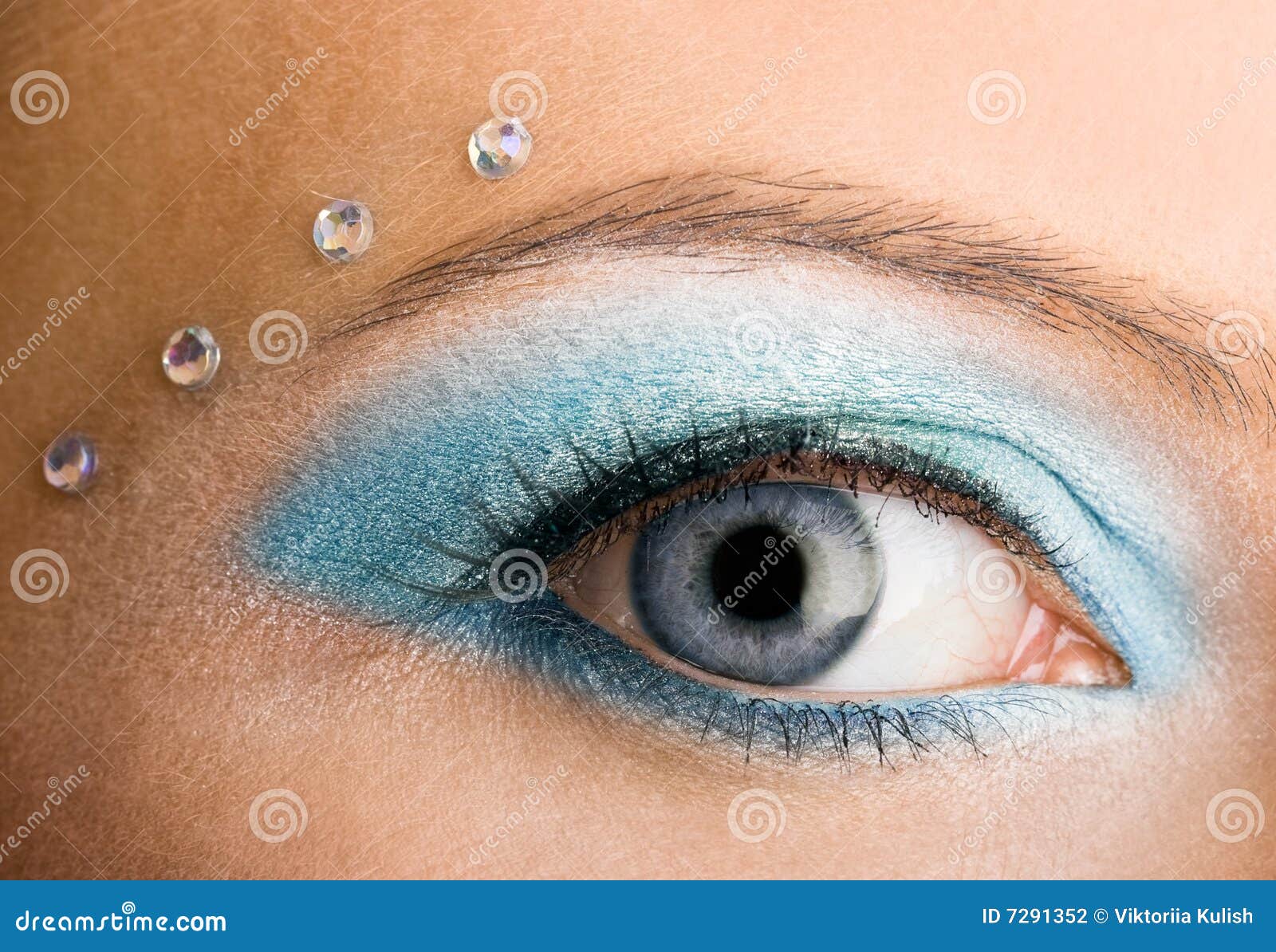 Womanish eye stock photo. Image of facial, feminine, care - 7291352