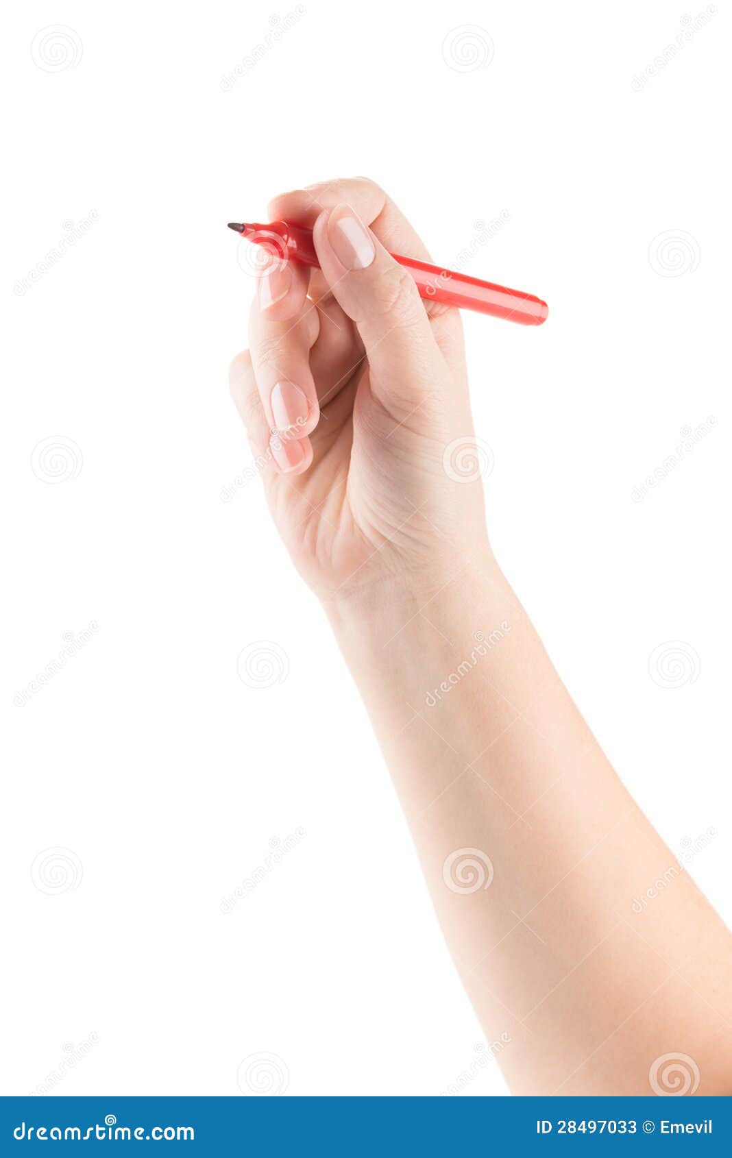 Womans hand with marker stock image. Image of concept - 28497033