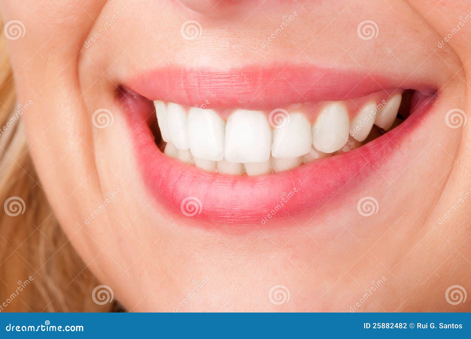 Womans Lips Smiling stock photo. Image of health, girl - 25882482