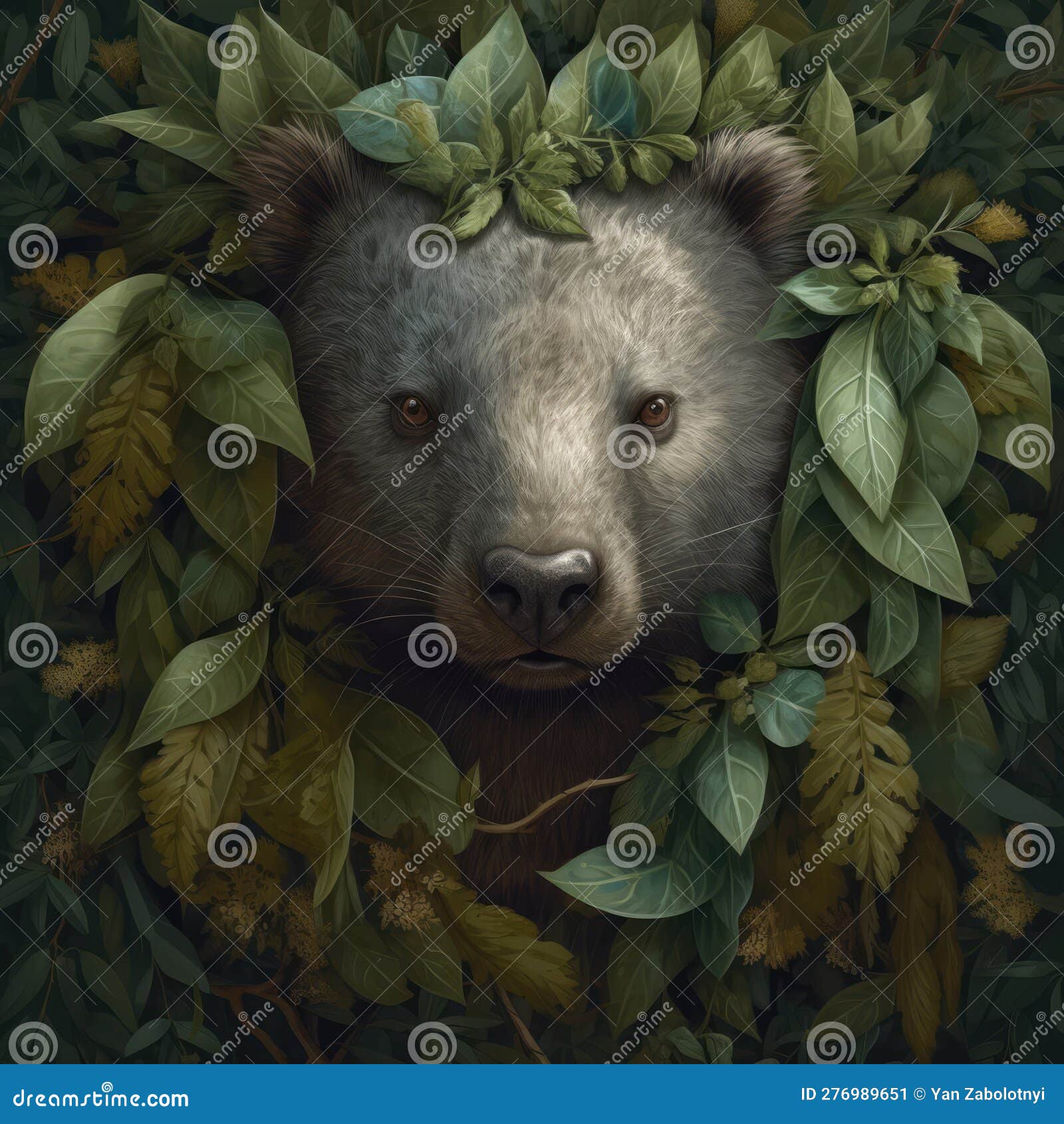 Wombat Head Silhouette Cartoon Vector | CartoonDealer.com #339574135