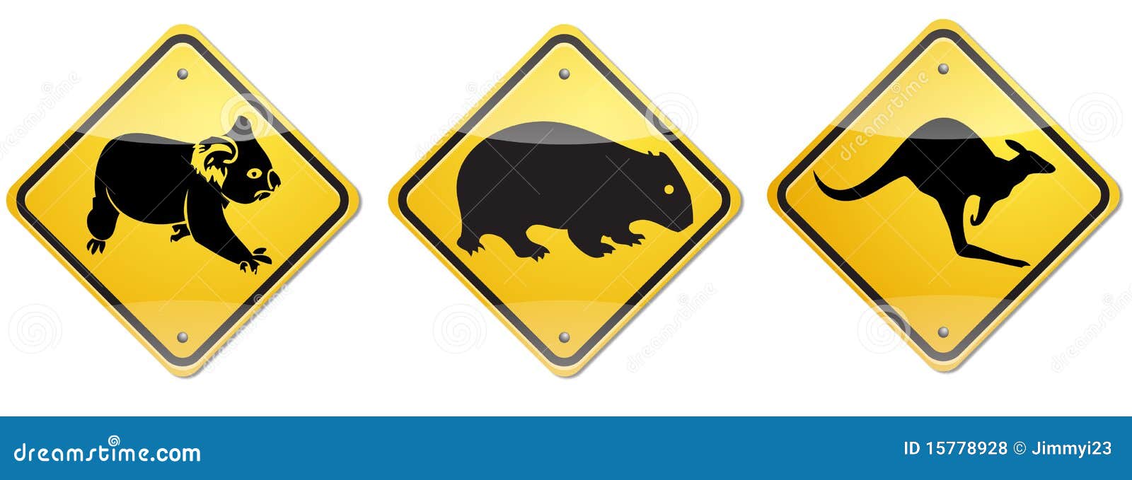 Wombat sign stock vector. Illustration of icon, beware - 15778928