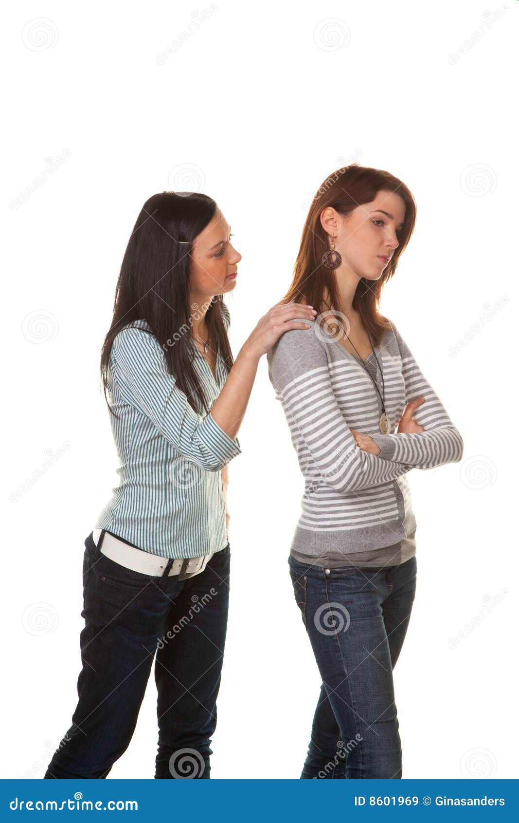 Women are Angry and Offended when Arguing Stock Image - Image of ...