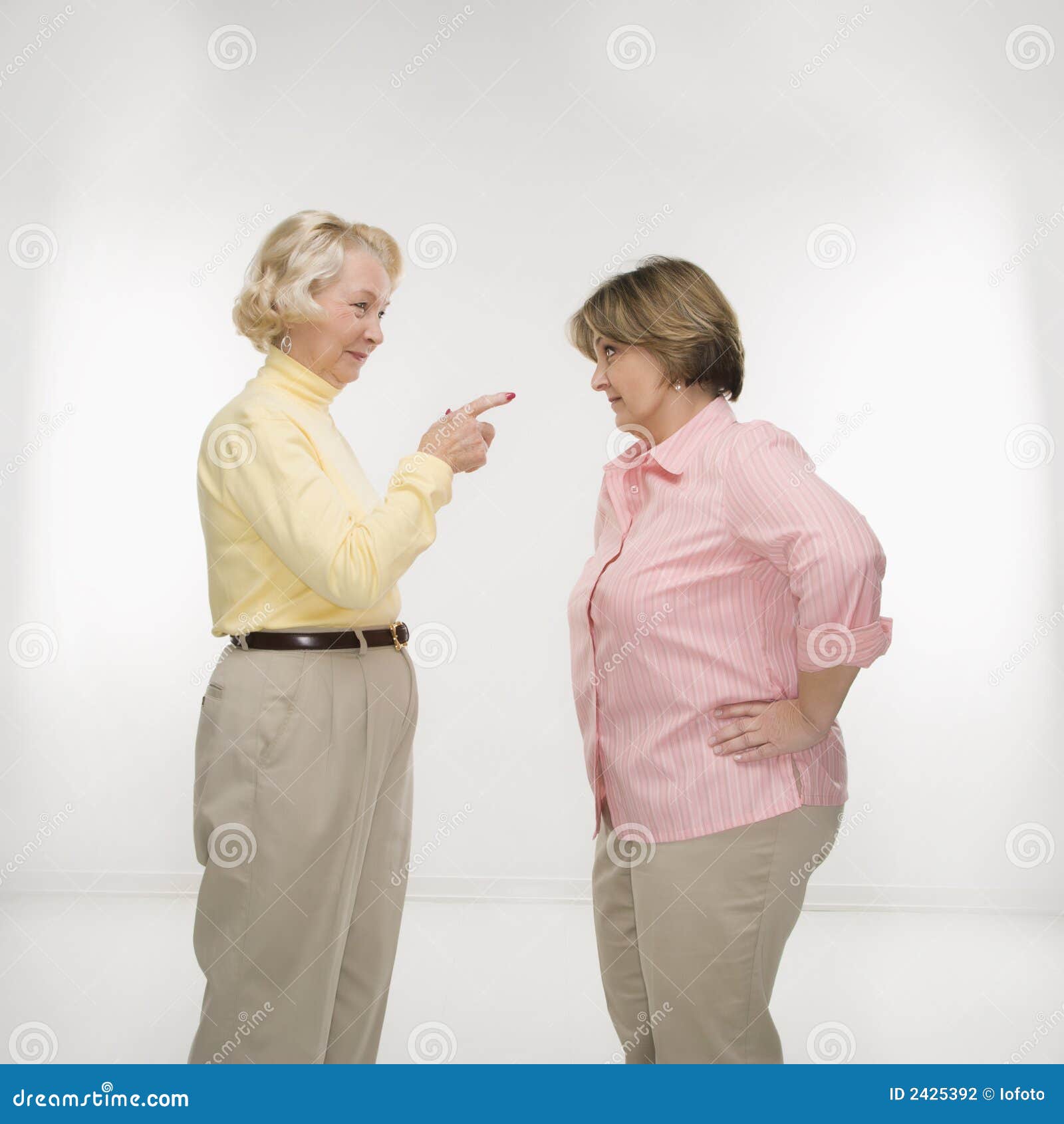 Women arguing. stock photo. Image of colour, female, women - 2425392