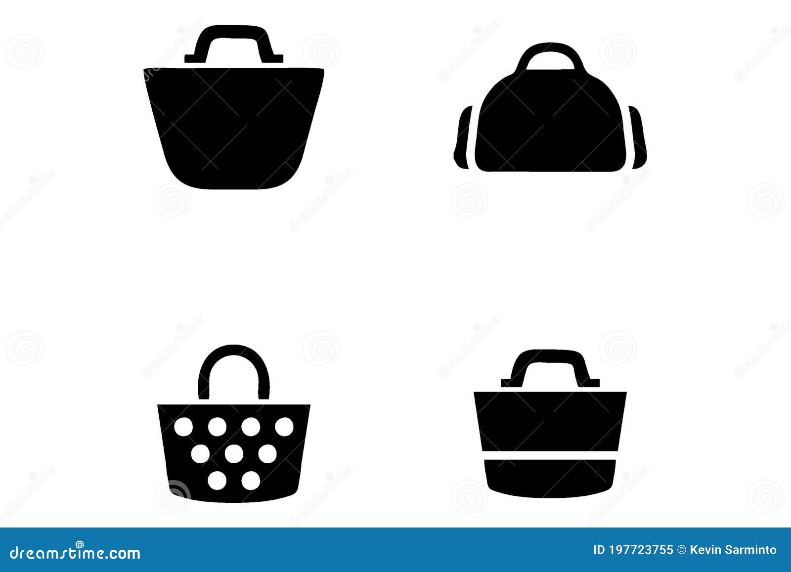 Women bag logo vector stock vector. Illustration of graphic - 197723755