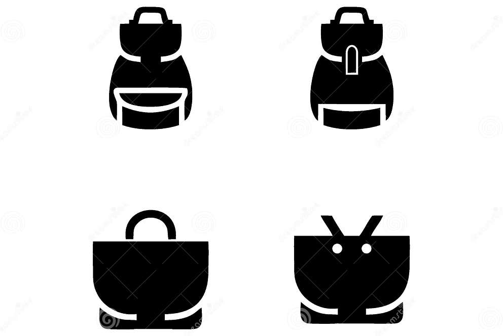 Women bag logo vector stock vector. Illustration of collection - 197723922