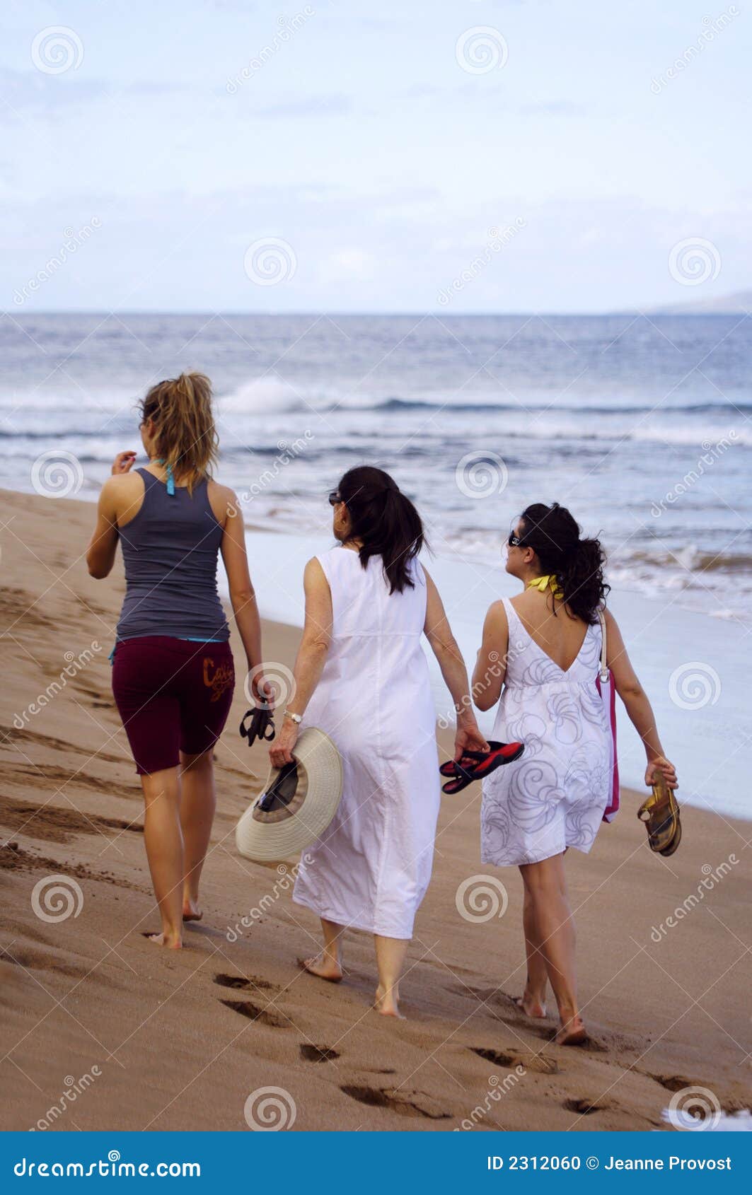 Women on the Beach stock photo. Image of beautiful, attractive - 2312060
