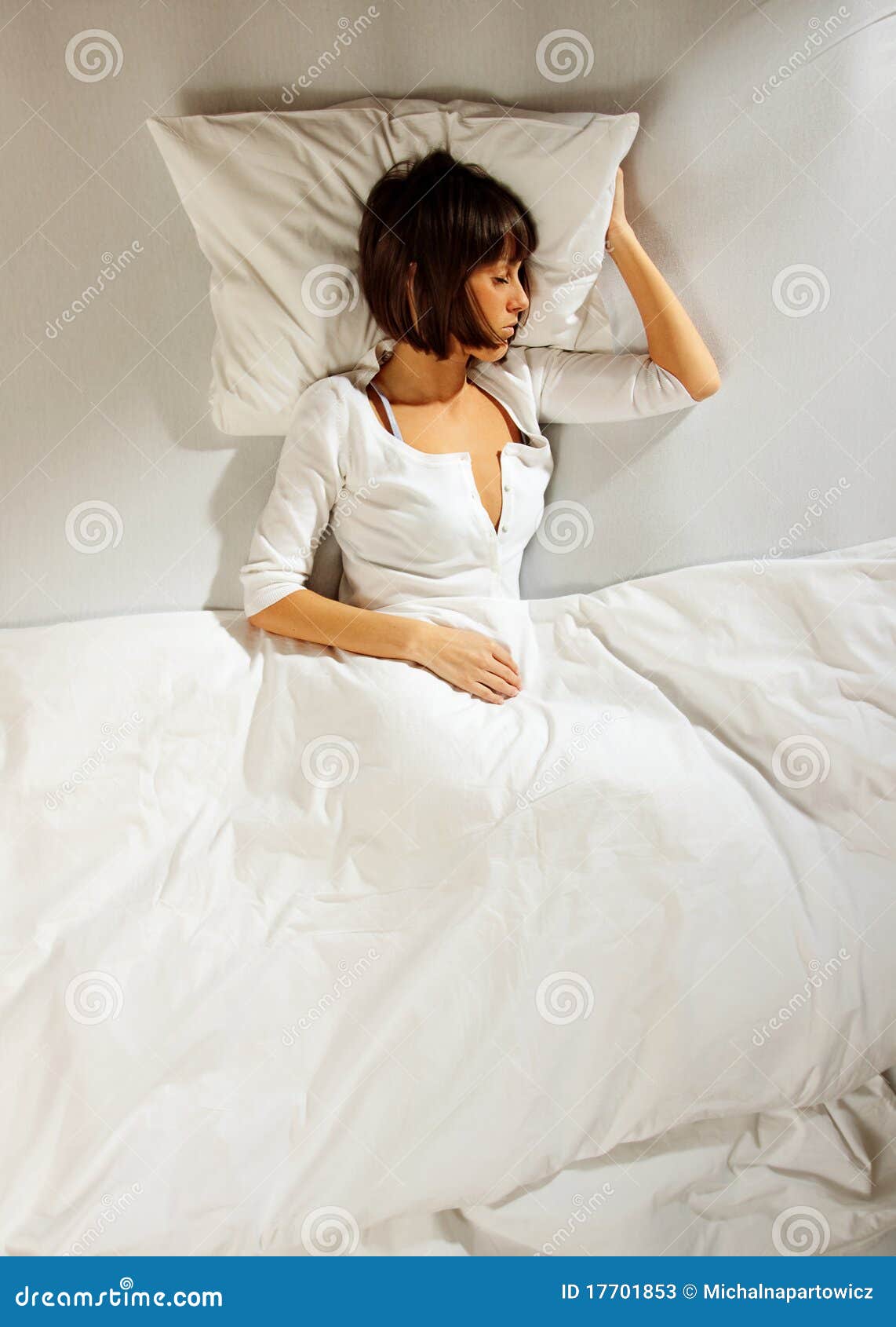 Women bedtime 5 stock image. Image of lying, human, young - 17701853