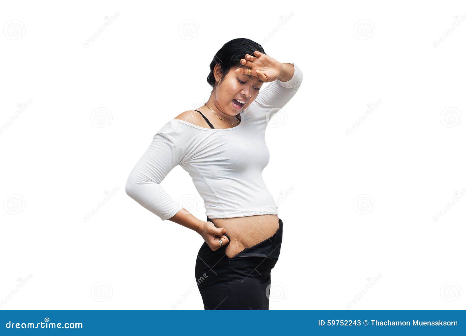 Women body fat belly stock image. Image of excess, care - 59752243