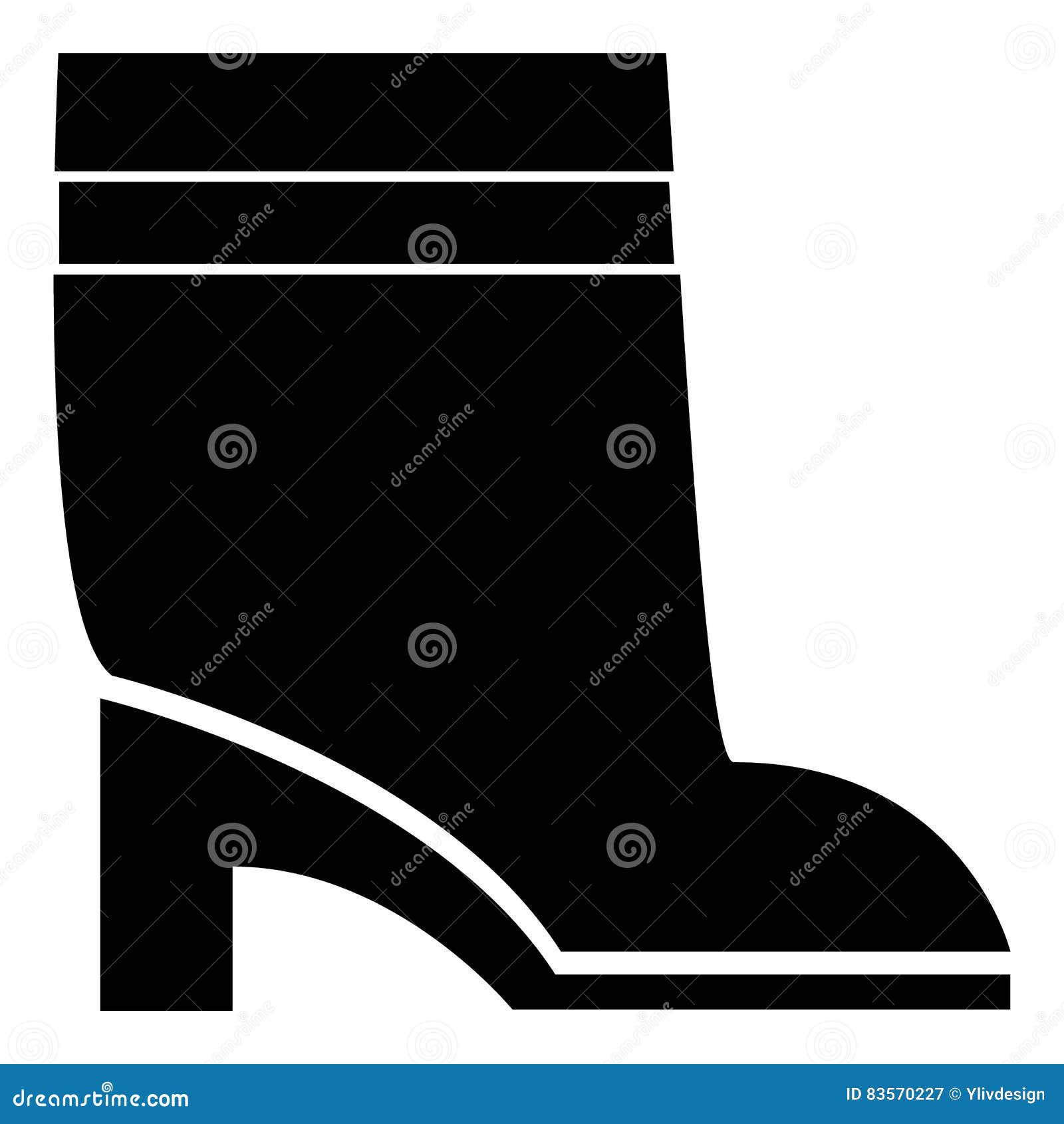 Women Boots Icon, Simple Style Stock Vector - Illustration of ...