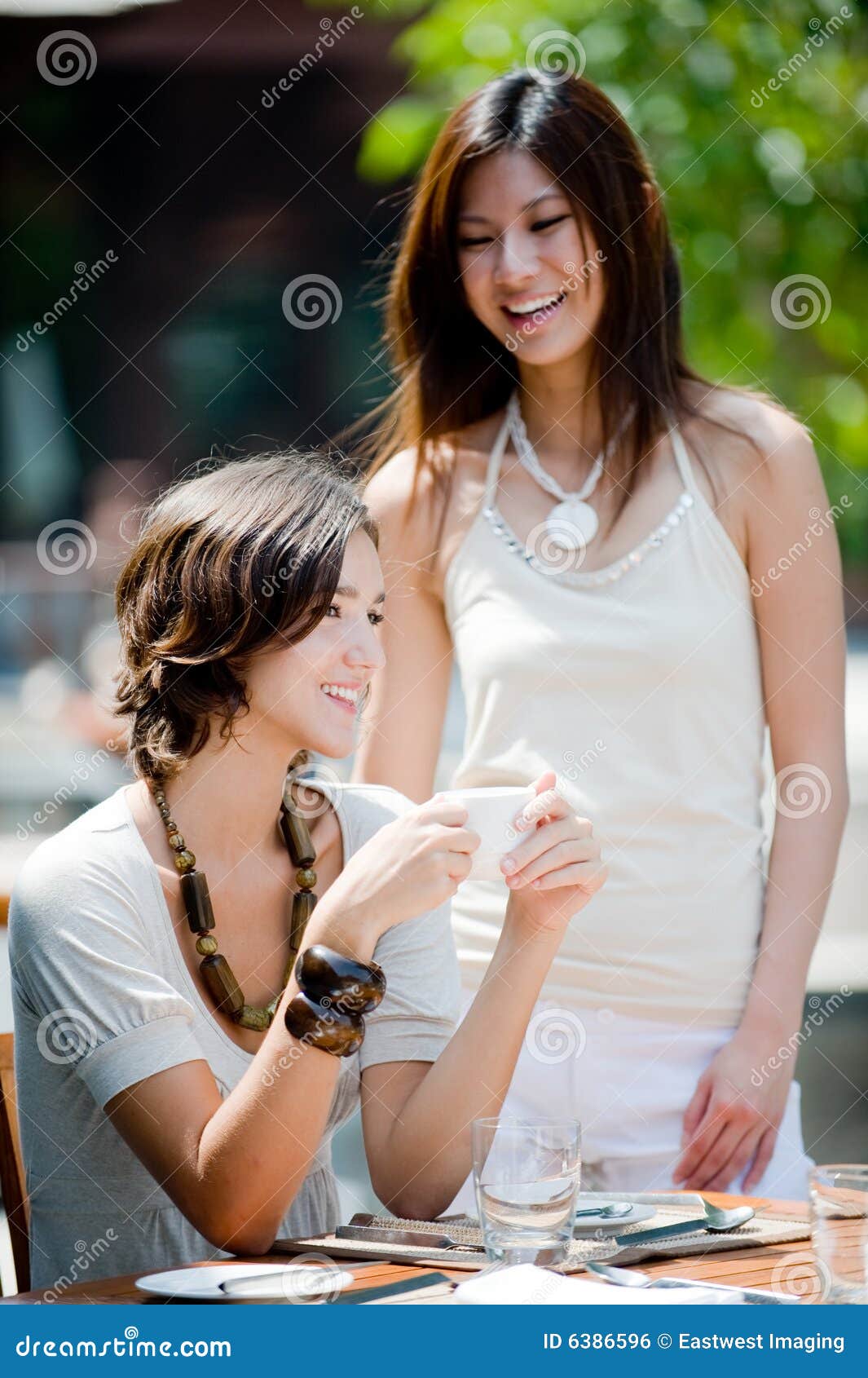Women at Breakfast stock photo. Image of sunshine, casual - 6386596