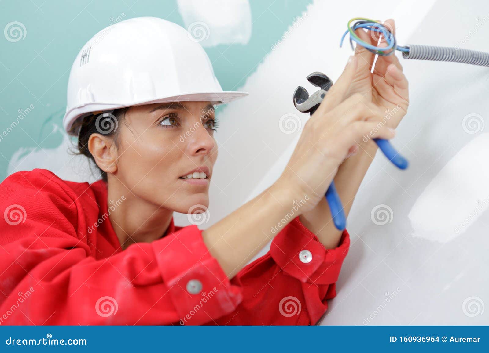 Women Builder with Construction Tools Stock Photo - Image of ...