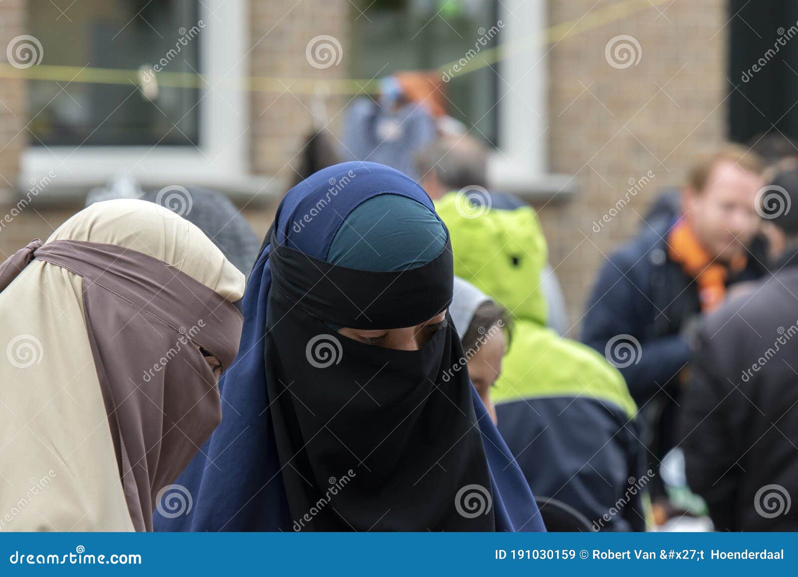 Women with Burqa at Amsterdam the Netherlands 2019 Editorial Stock ...