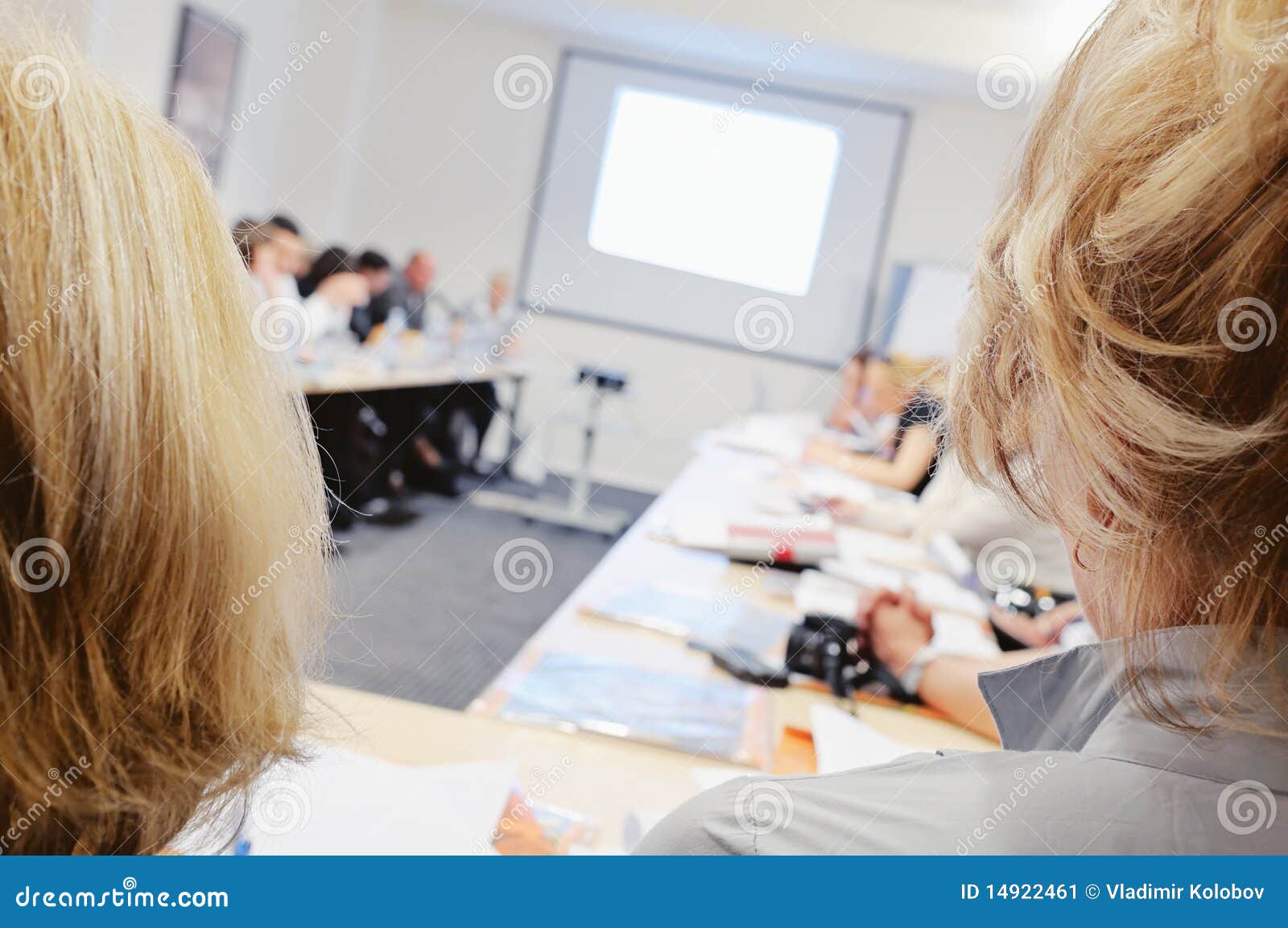 Women in Business seminar. stock image. Image of business - 14922461