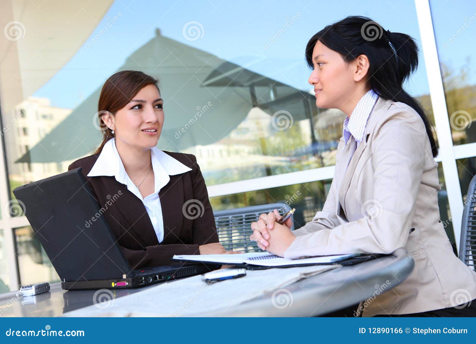 Women Business Team at Office Building Stock Photo - Image of fashion ...