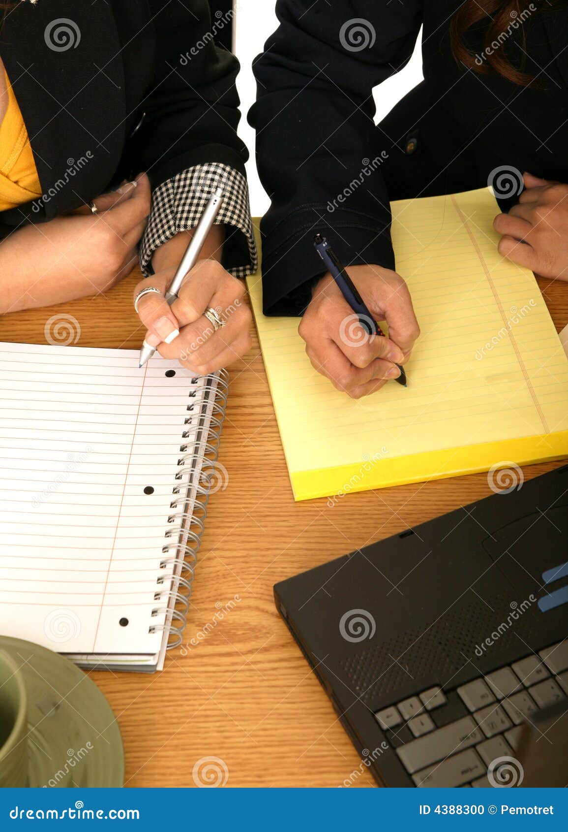Women Business Team Writing Stock Photo - Image of workplace, women ...