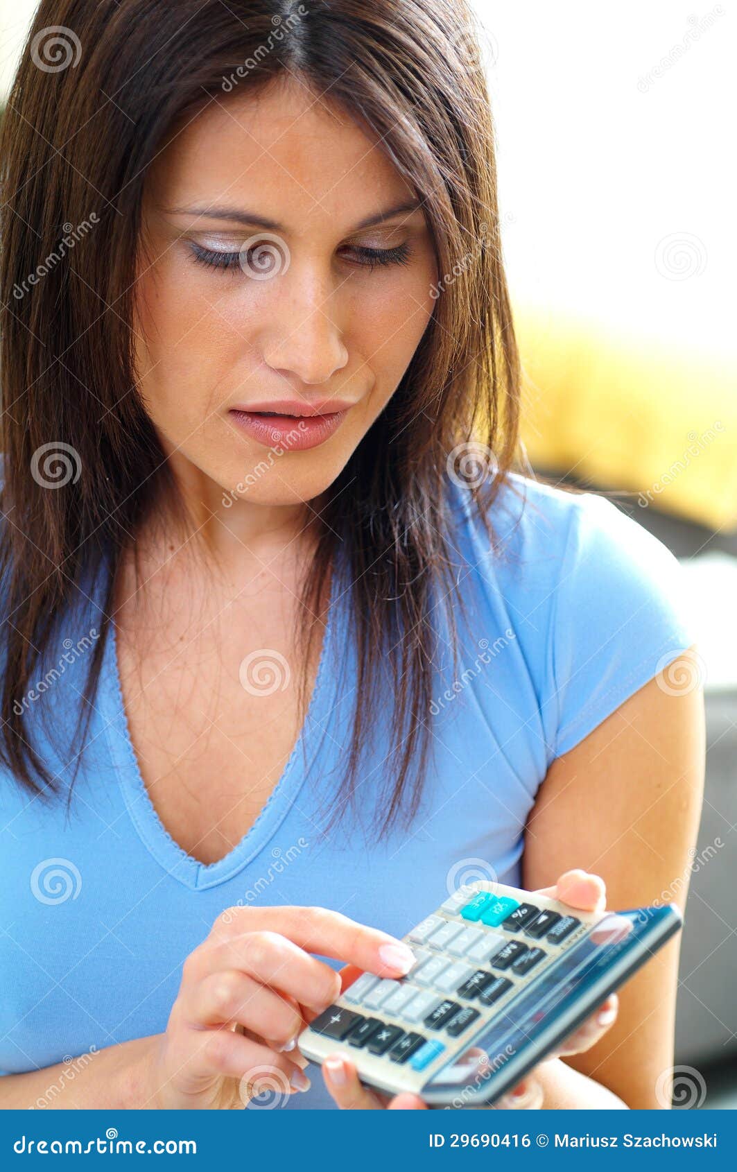 Women with calculator stock photo. Image of youth, young - 29690416