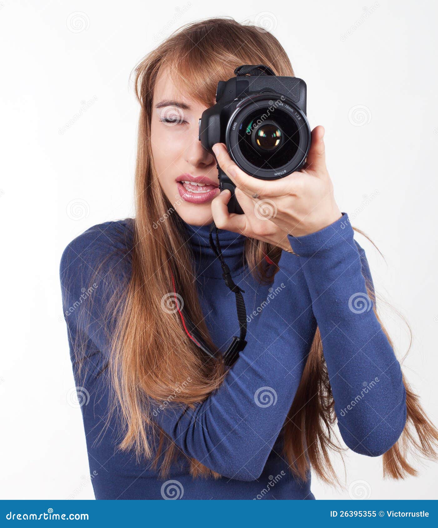 Women with camera stock image. Image of holding, photographer - 26395355