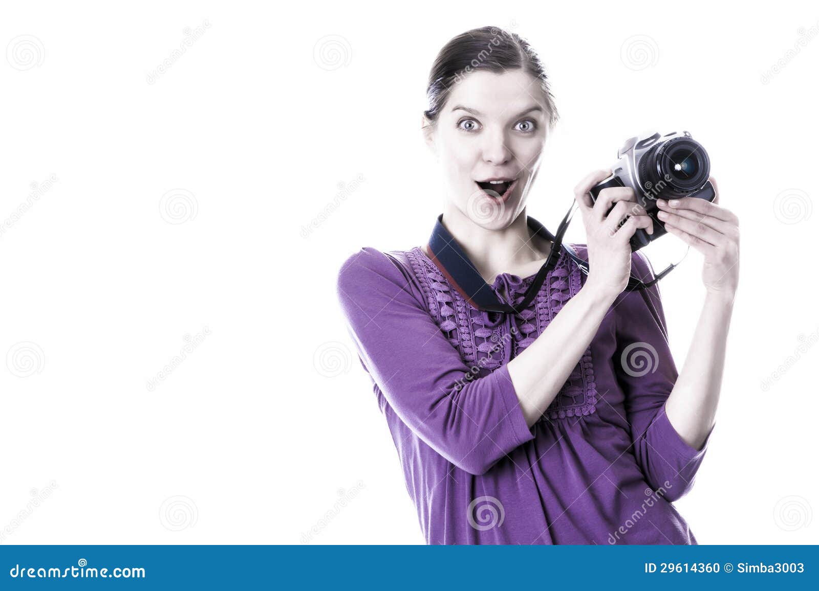 Women with camera stock photo. Image of cheerful, cool - 29614360