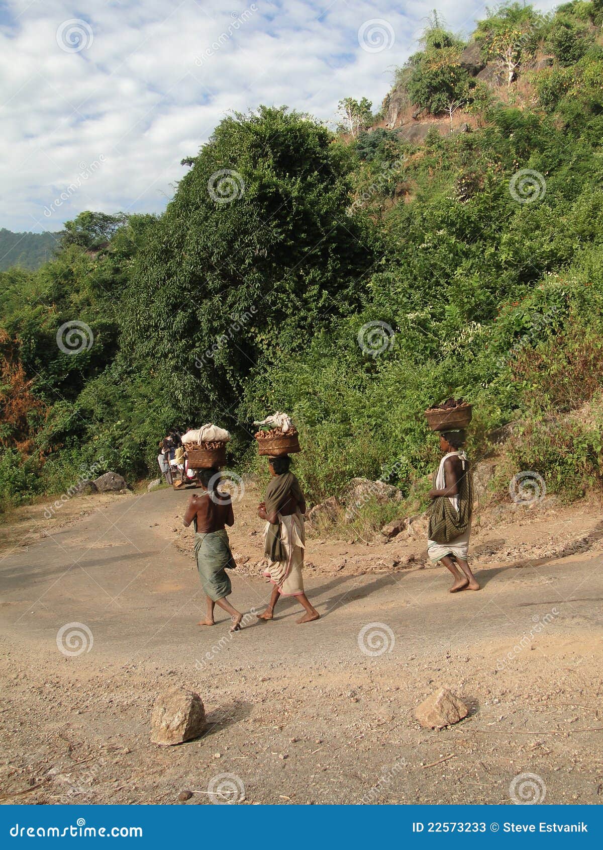 Women Carry Goods on Their Heads Editorial Stock Photo - Image of woman ...