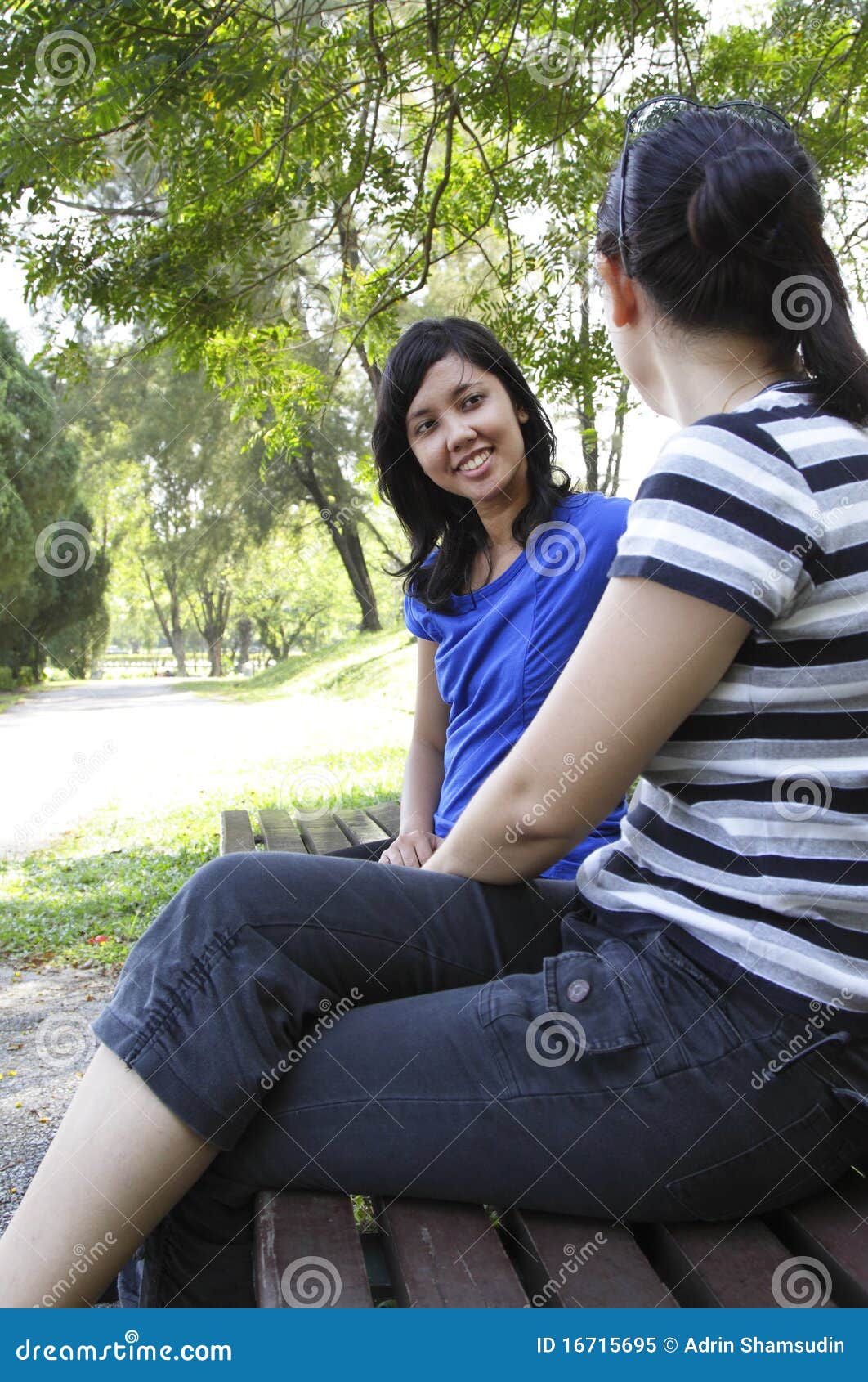 Women Chatting stock image. Image of relaxed, gossip - 16715695