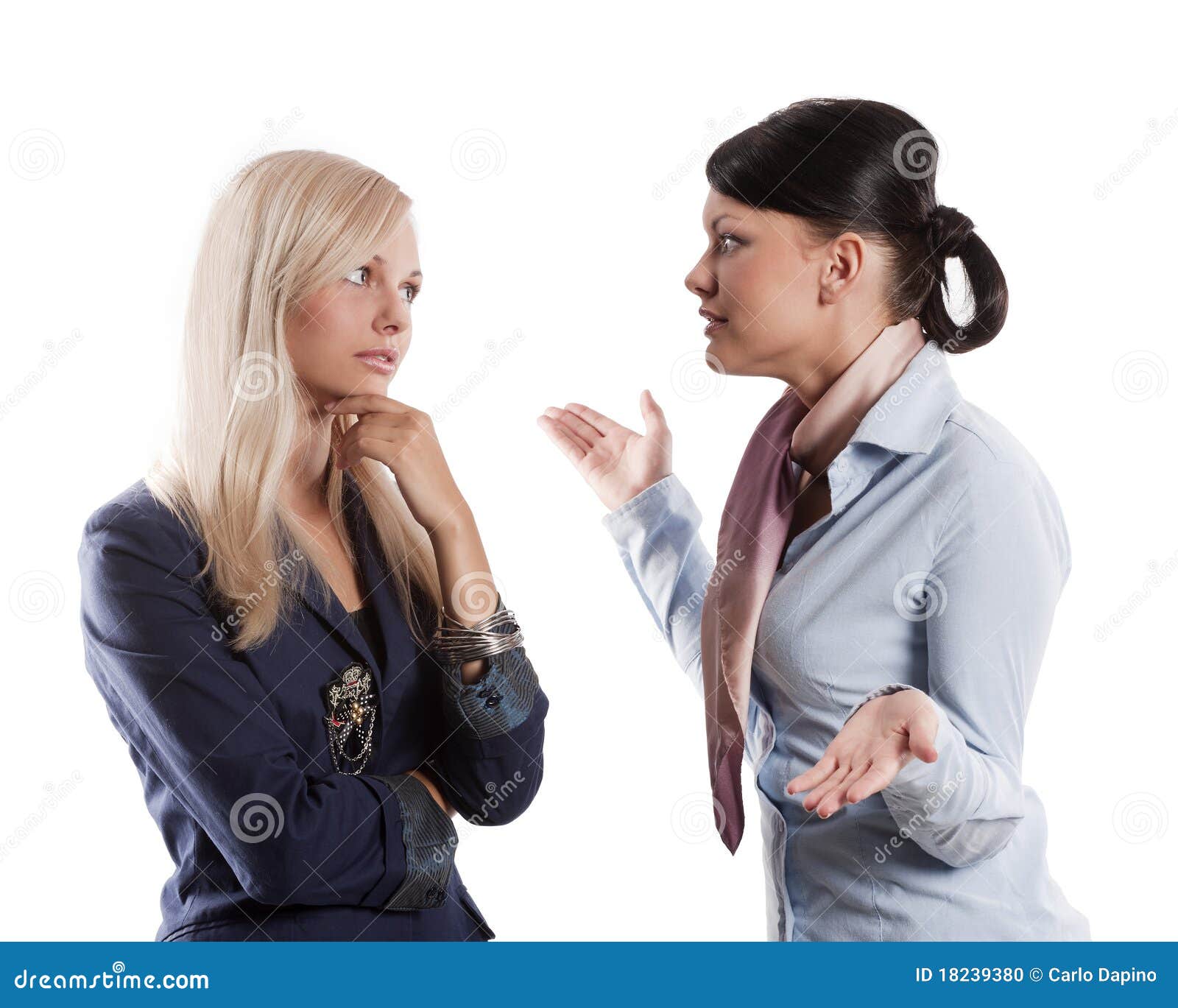 Women chatting each others stock photo. Image of partner - 18239380