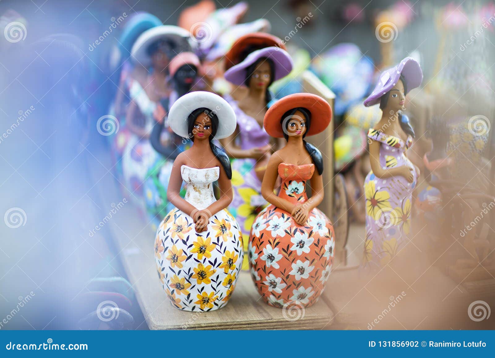 Women of Clay Dolls. Beautiful Clay Women. Concept of Women of Clay ...