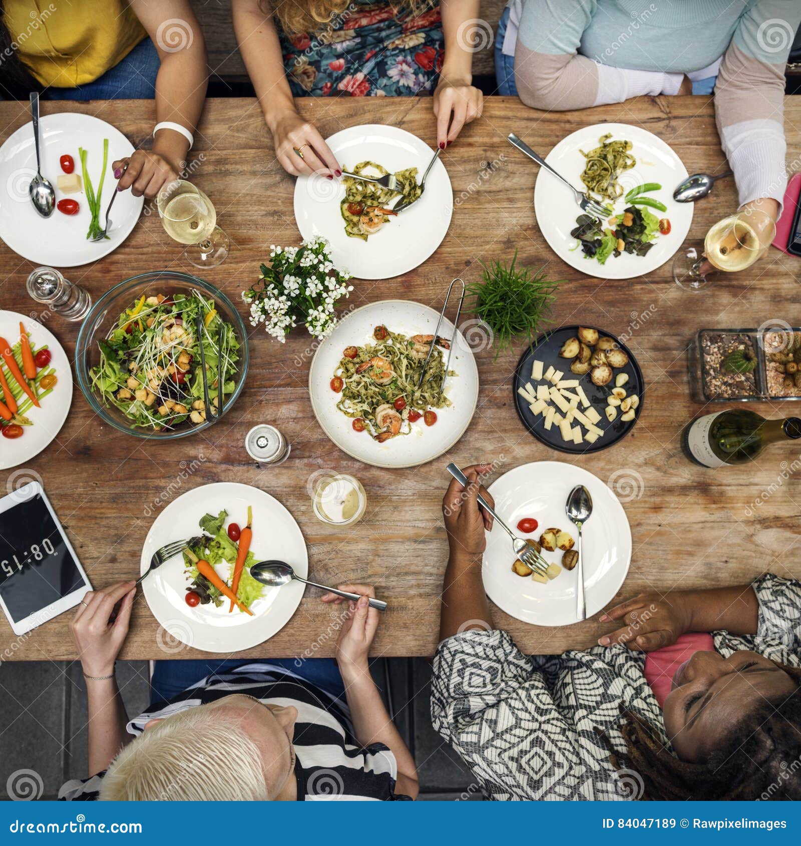 Women Communication Dinner Together Concept Stock Image - Image of ...