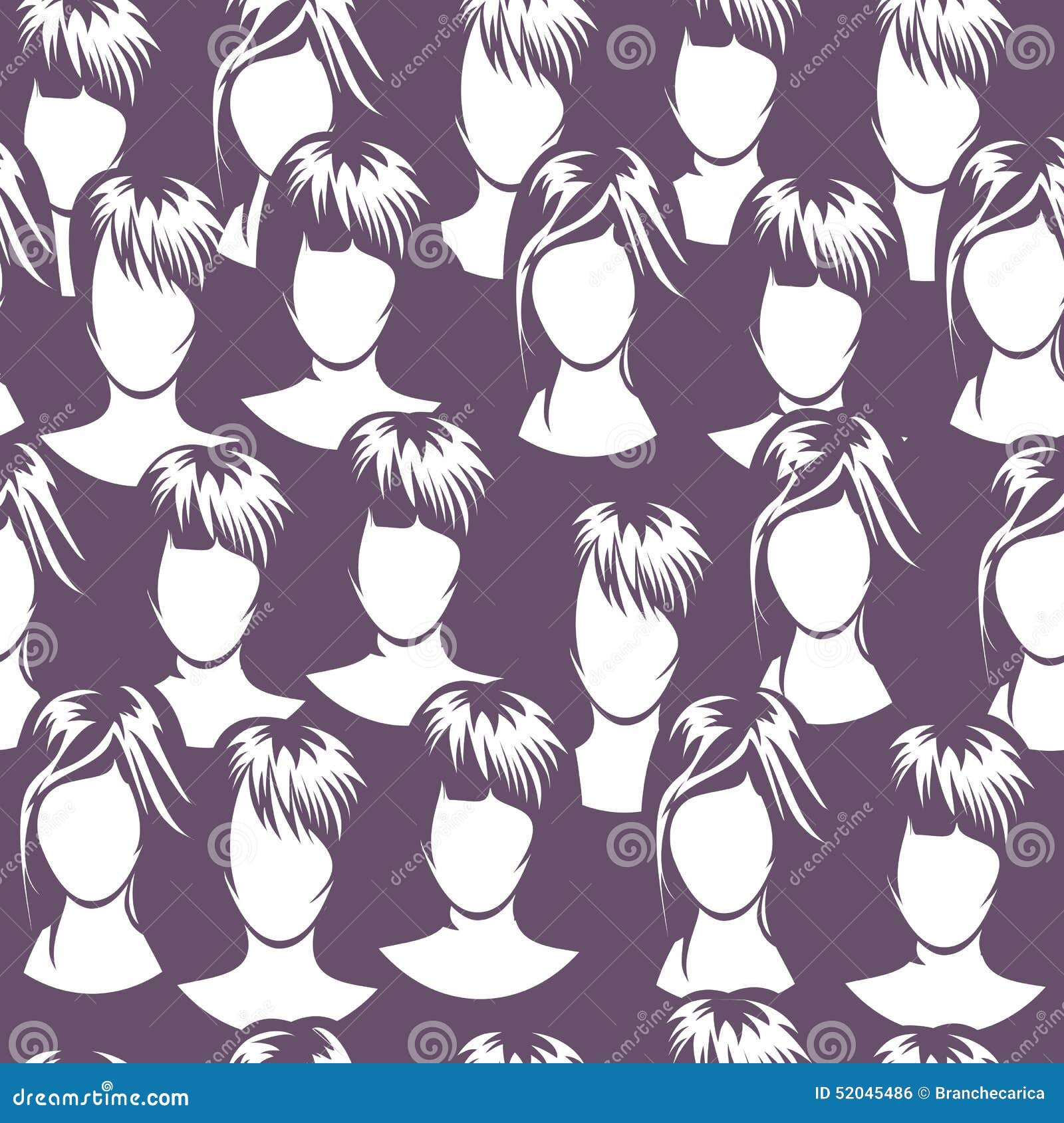 Women crowd stock vector. Illustration of concert, girl - 52045486