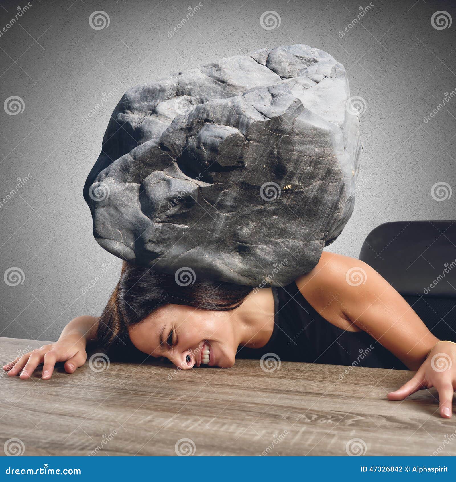 Women crushed stock photo. Image of businesswomen, exhausted - 47326842