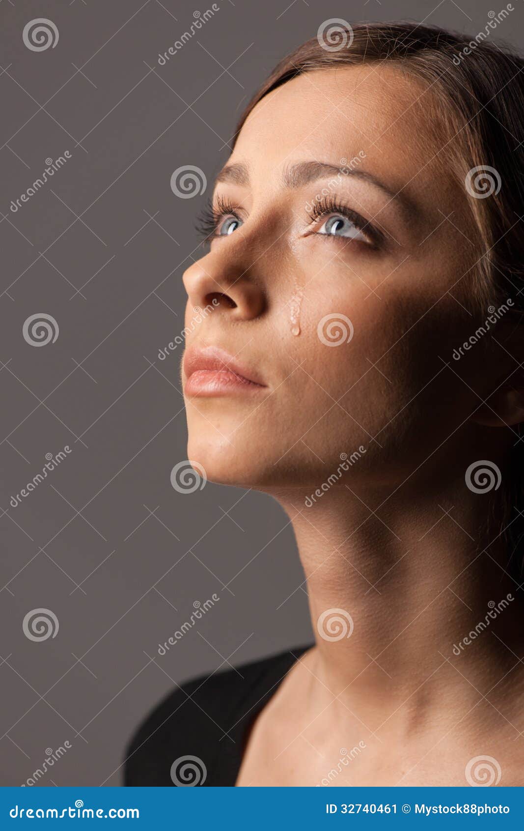 Women crying. stock image. Image of tear, begging, beautiful - 32740461