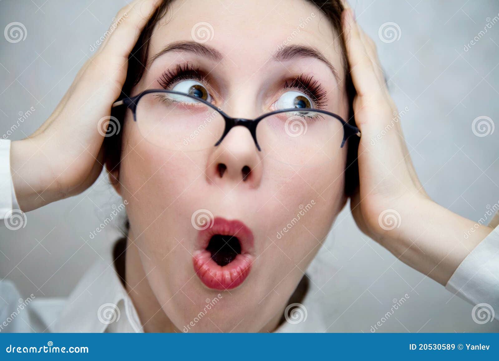 Women in Despair stock image. Image of glasses, emotions - 20530589