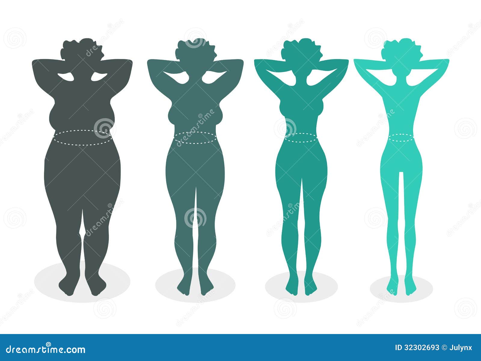 Bmi Body Mass Index Vector Illustration With Woman Silhouette From