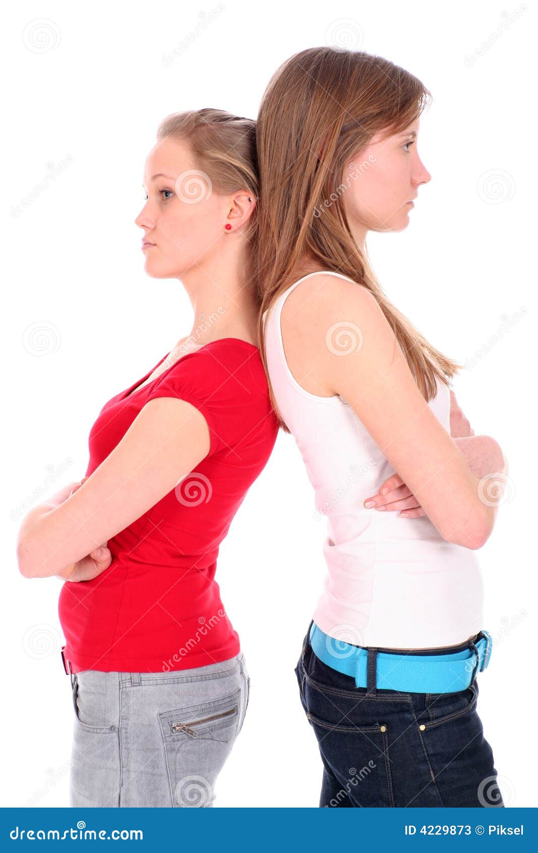 Women disagreeing stock image. Image of friendship, arms - 4229873
