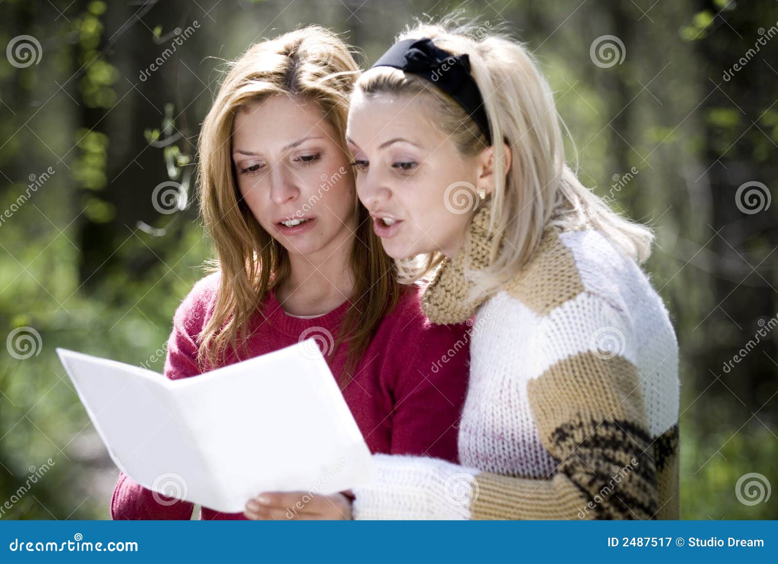 Women discussing stock image. Image of women, checking - 2487517